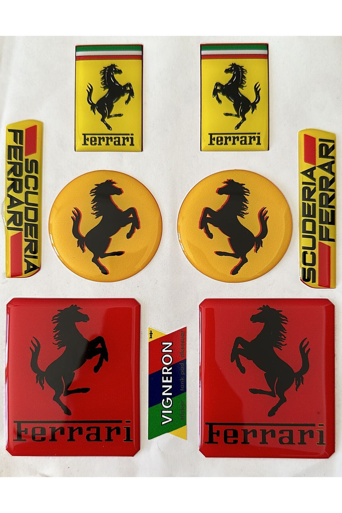 Vigneron FERRARİ STİCKER SETİ SLİKONLU Fiyatı, Yorumları - Trendyol