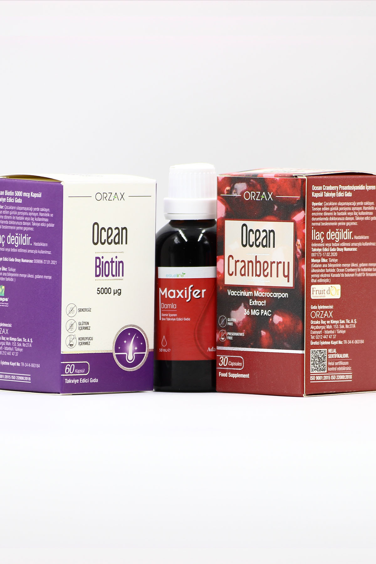 Ocean Üçlü Destek Paketi – Biotin, Cranberry ve Maxifer Damla Fiyatı ...
