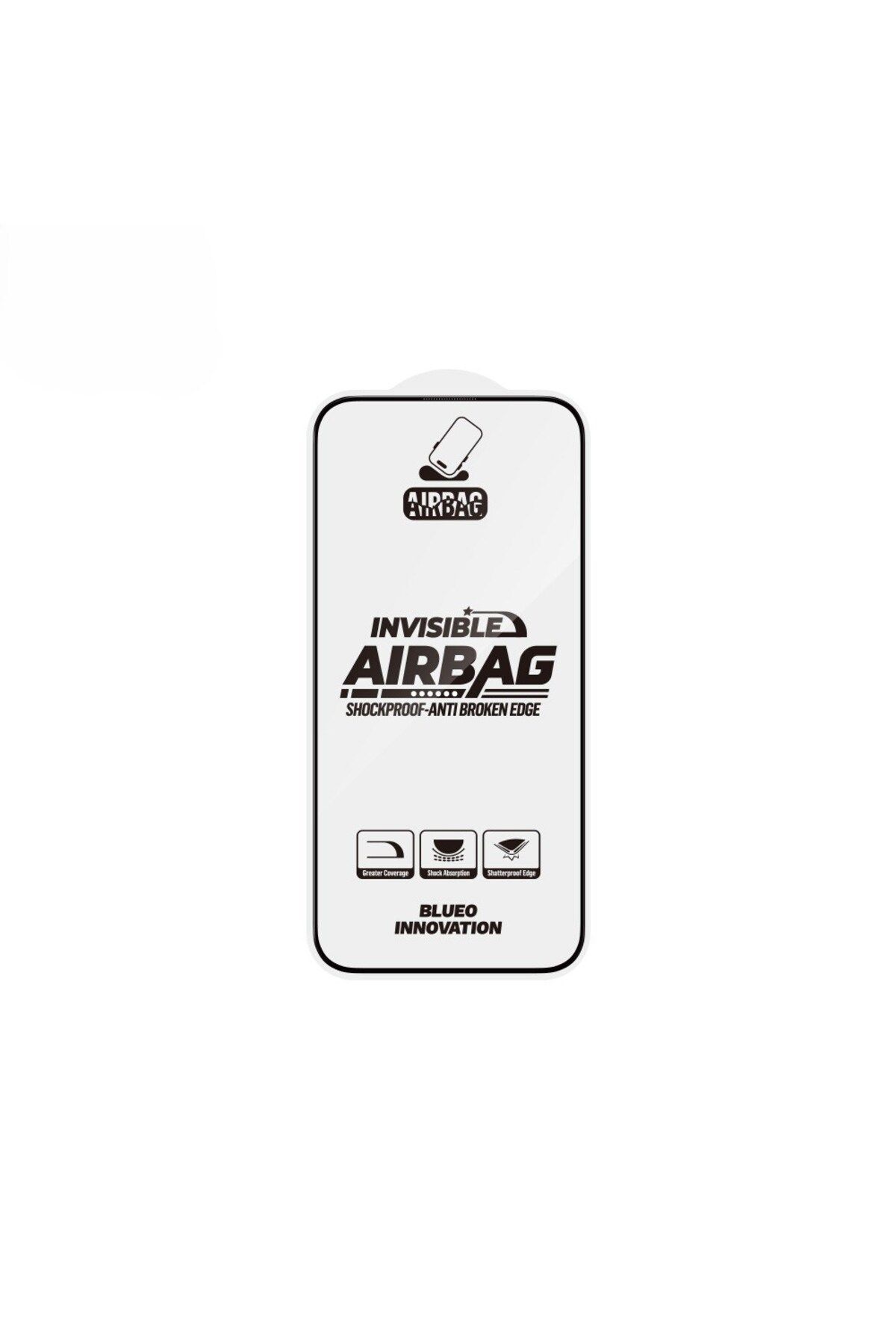 Blueo İphone 16 Pro Max Uyumlu 3d Invisible Airbag Anti Broken Cam