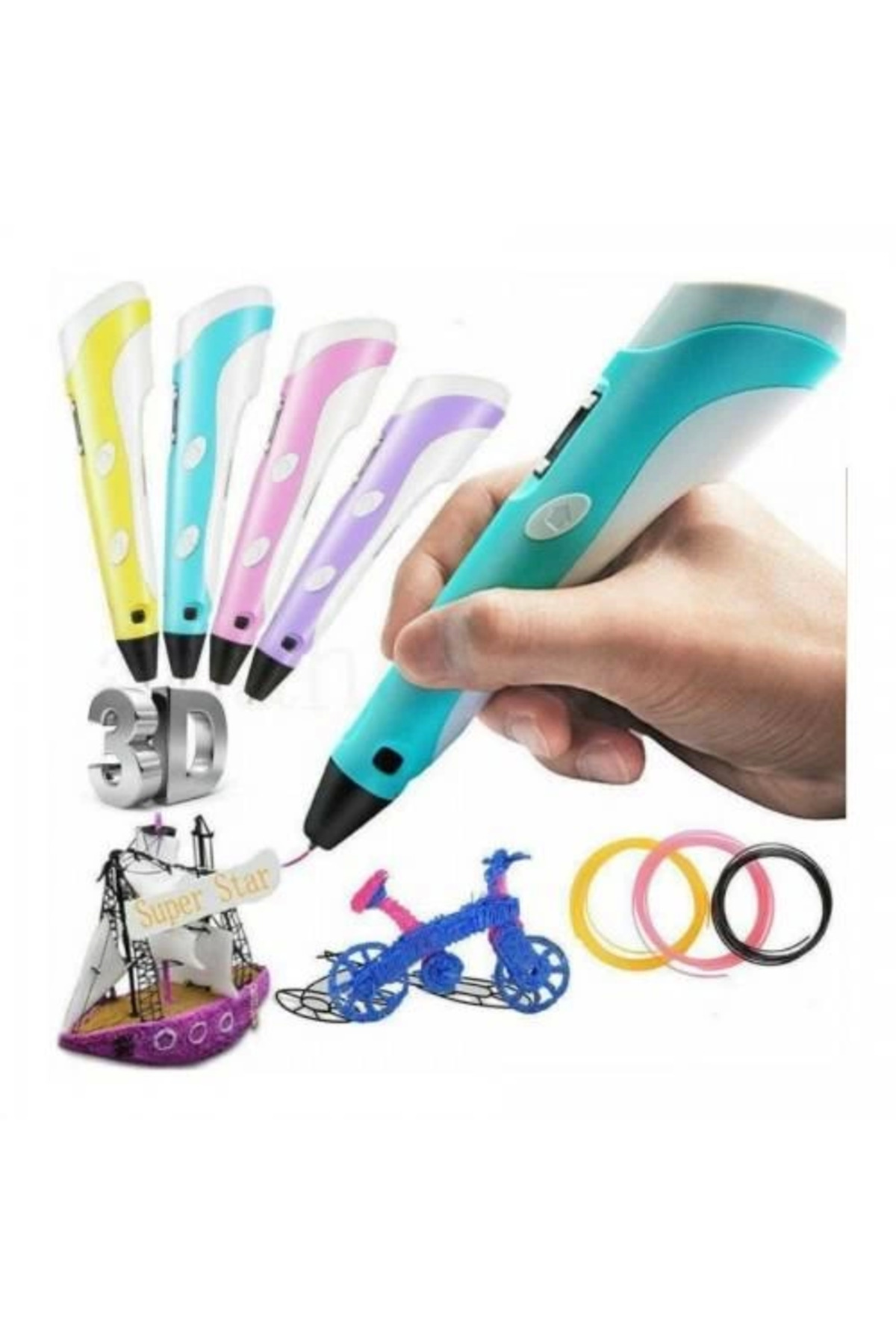 Genel Markalar Üç Boyutlu Yazıcı 3d Kalem Pen Printer - Fiyatı, Yorumları
