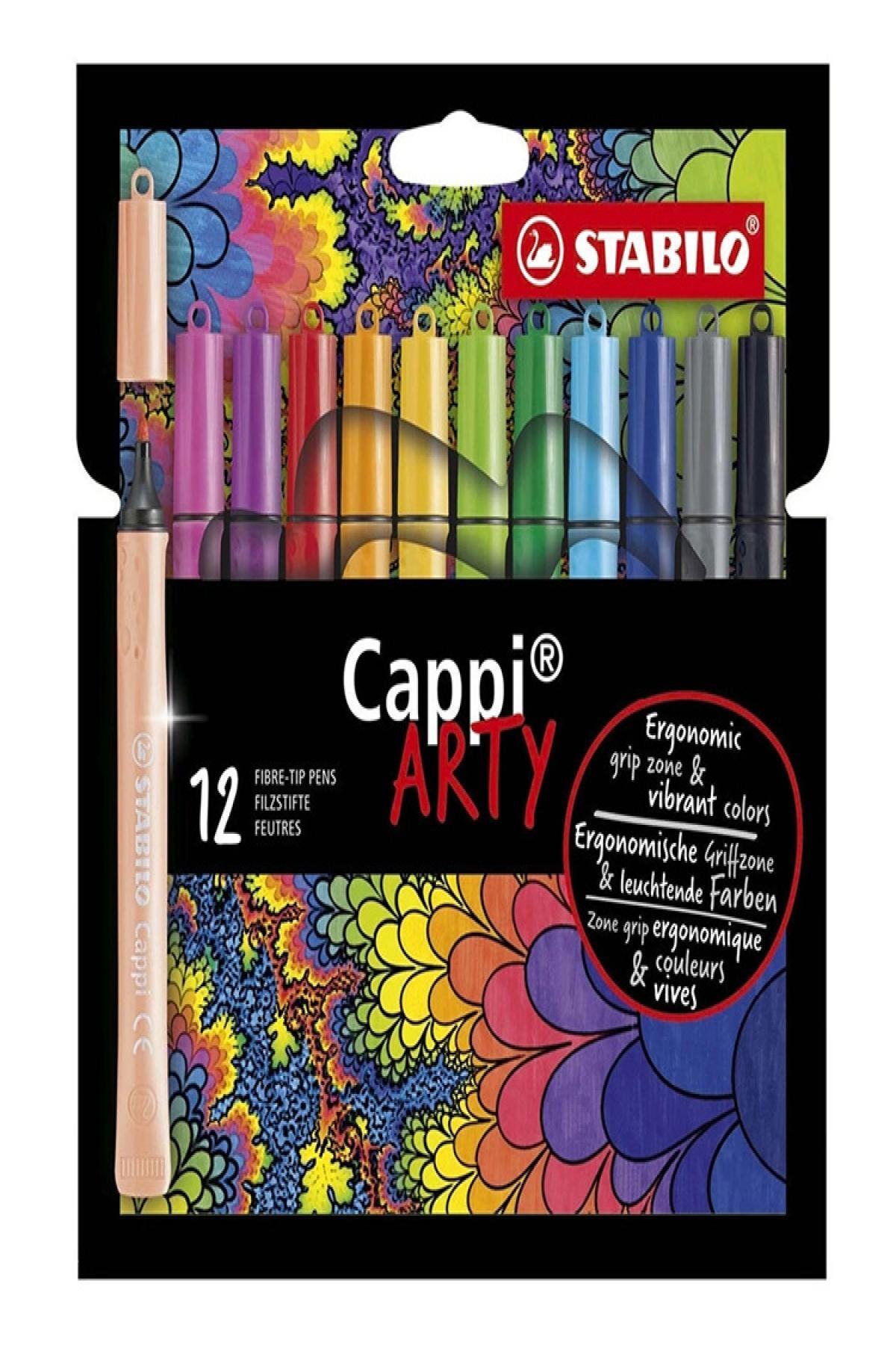 Genel Markalar Stabilo Cappi Arty 12Li Keçeli Boya Kalem 168/12-1-20 ...