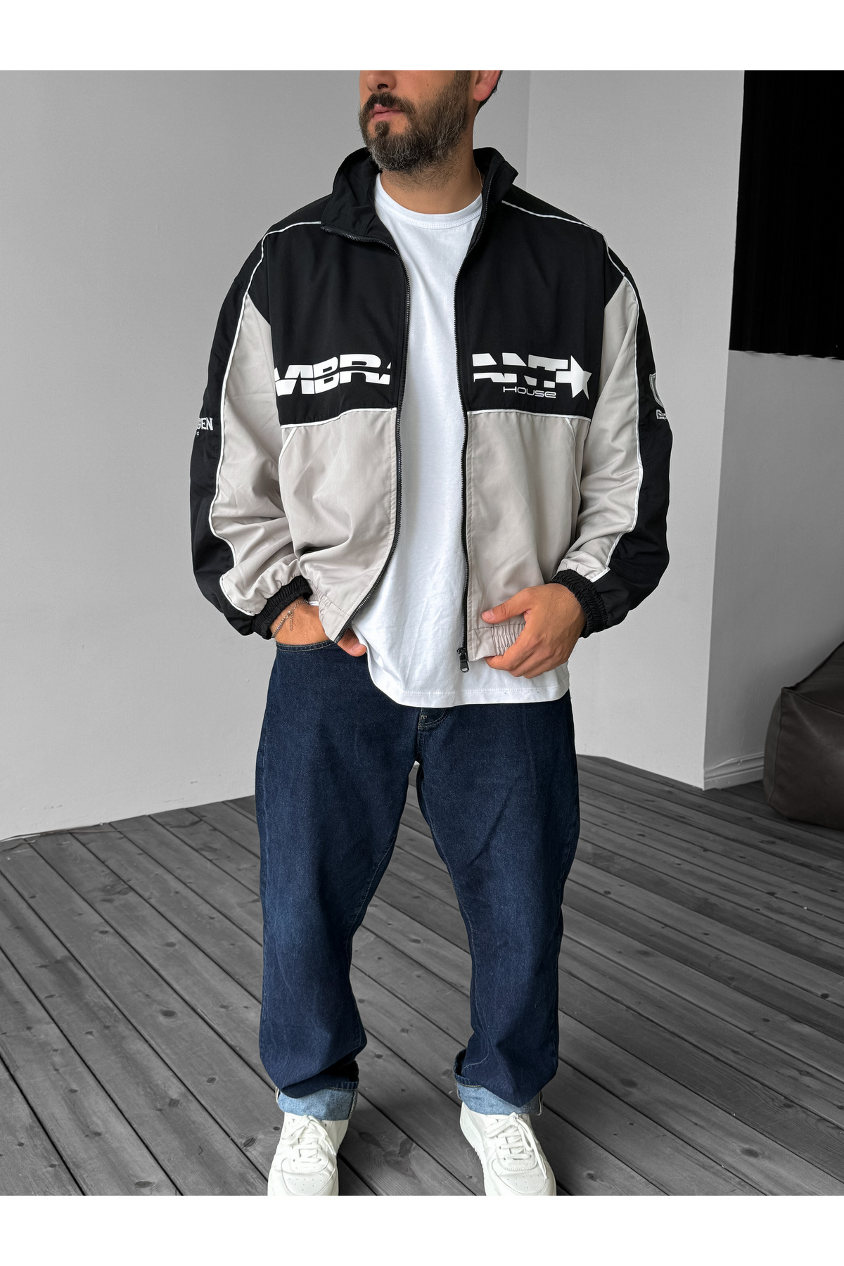 BYBASICMAN Siyah Vibrant Kabartmalı Mevsimlik Ceket DF-2048 Fiyatı ...