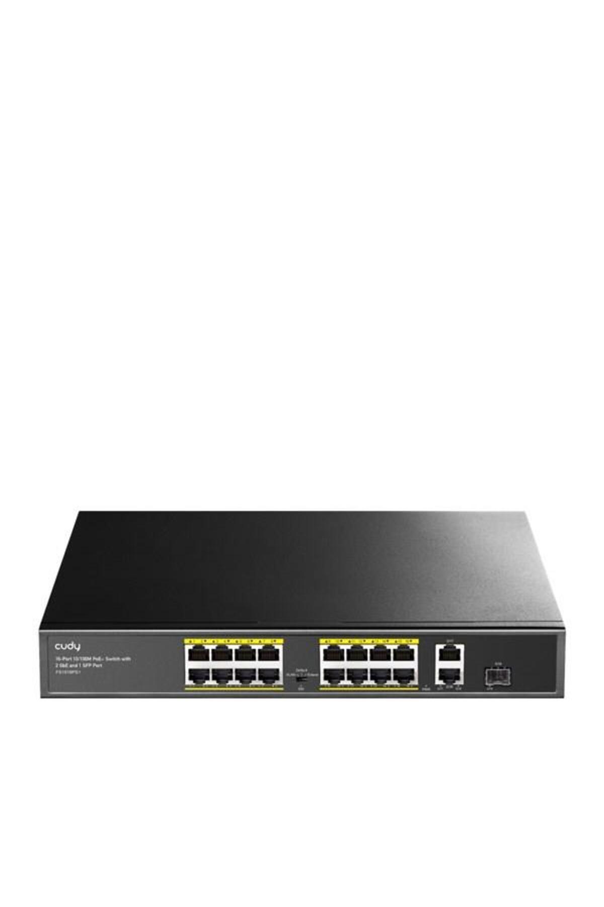 cudy FS1018PS1 16 Port 10/100 1-SFP 200w Full PoE Yönetilemez Switch ...