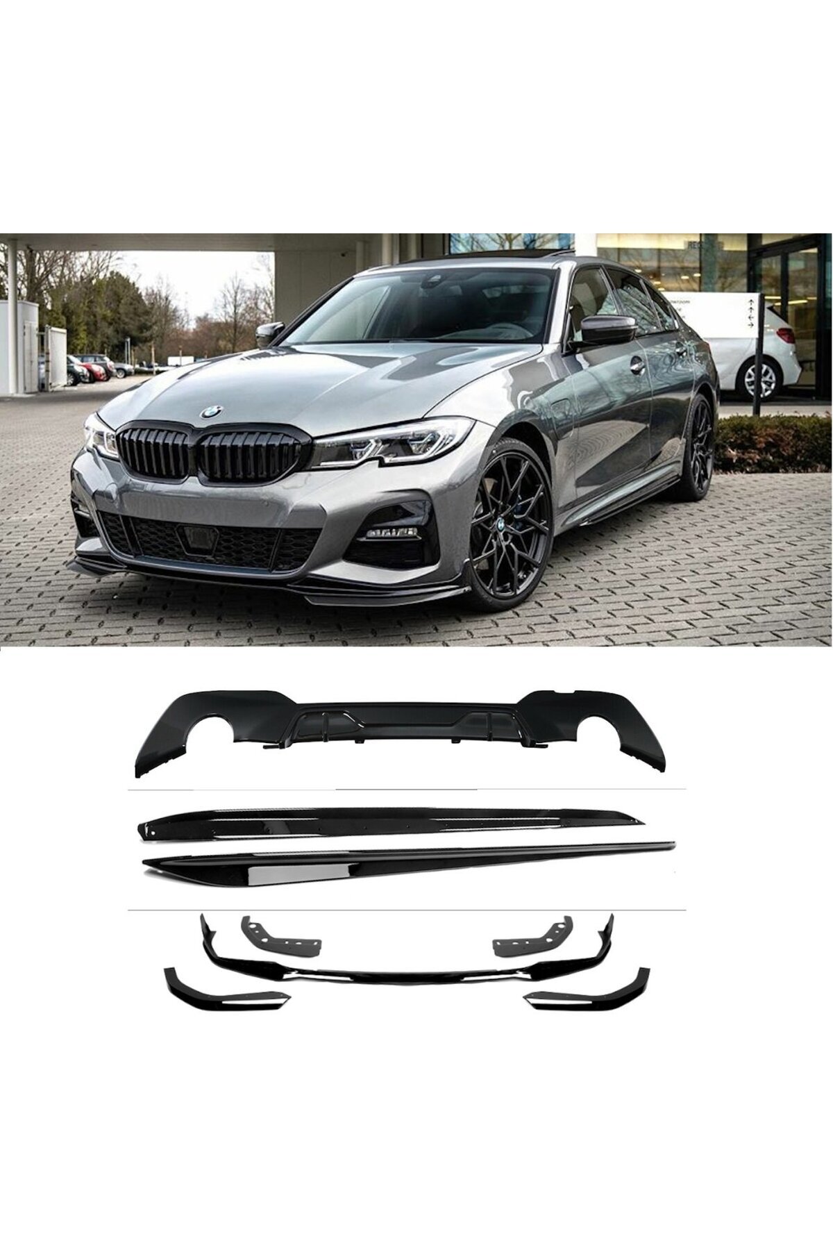 AEM Autogp Bmw G20 M Performance Body Kit Seti Difüzör Lip Marşbiyel ...