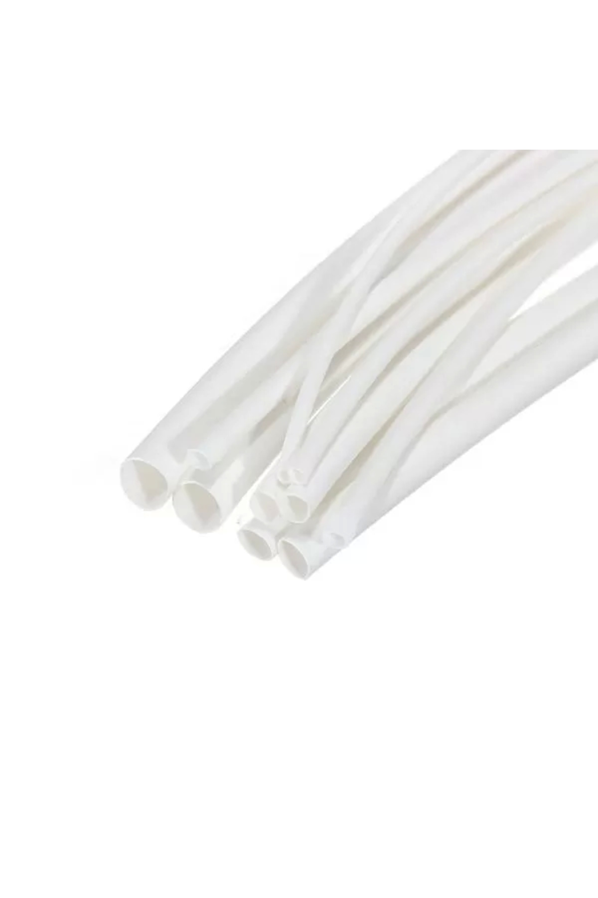 RoboShop 2.5 mm Makaron BEYAZ (2.5mm Isı ile Daralan Kablo Makaronu ...