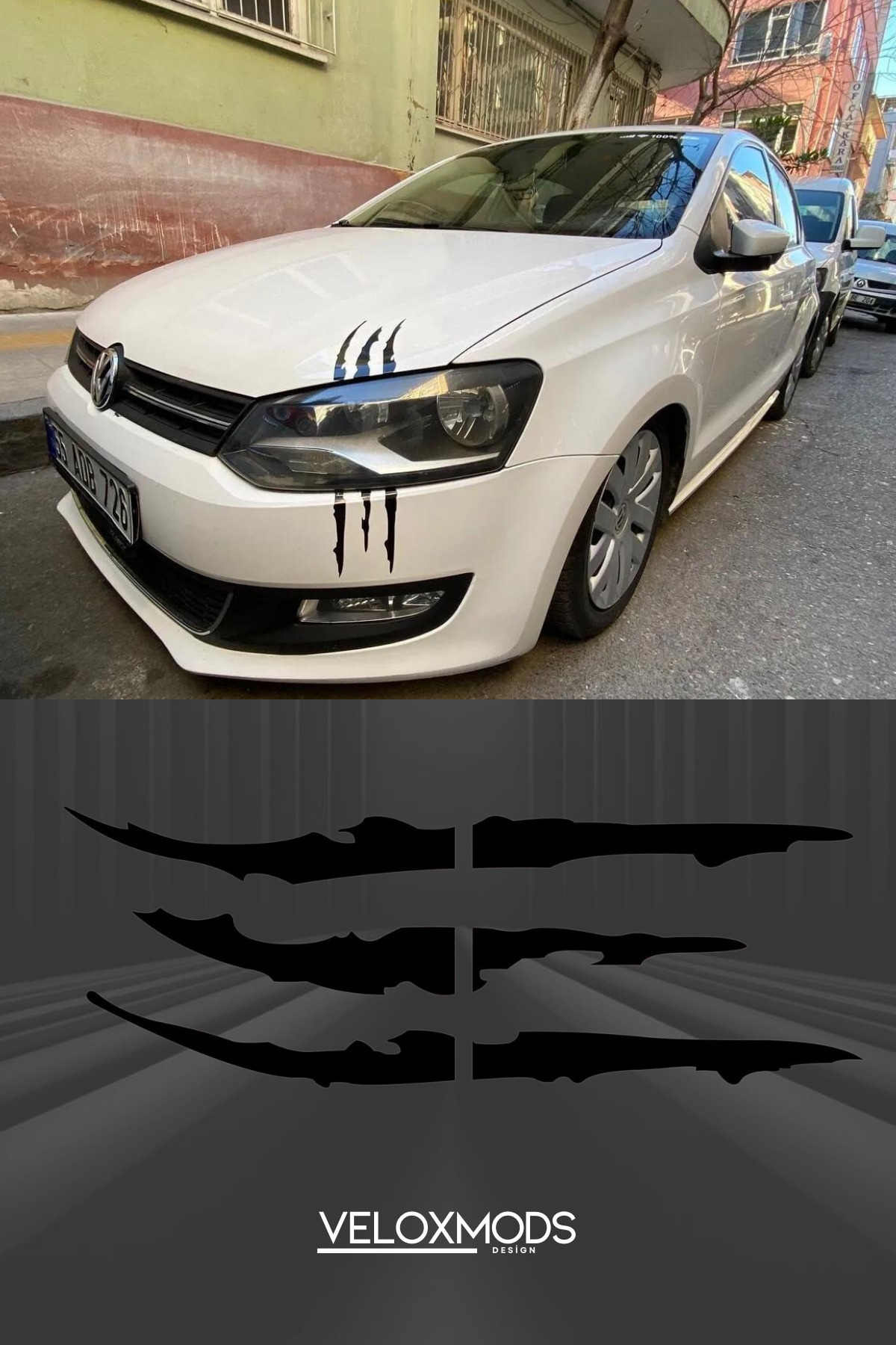 VeloxMods Pençe Oto Sticker Araba Far Sticker Fiyatı, Yorumları - Trendyol