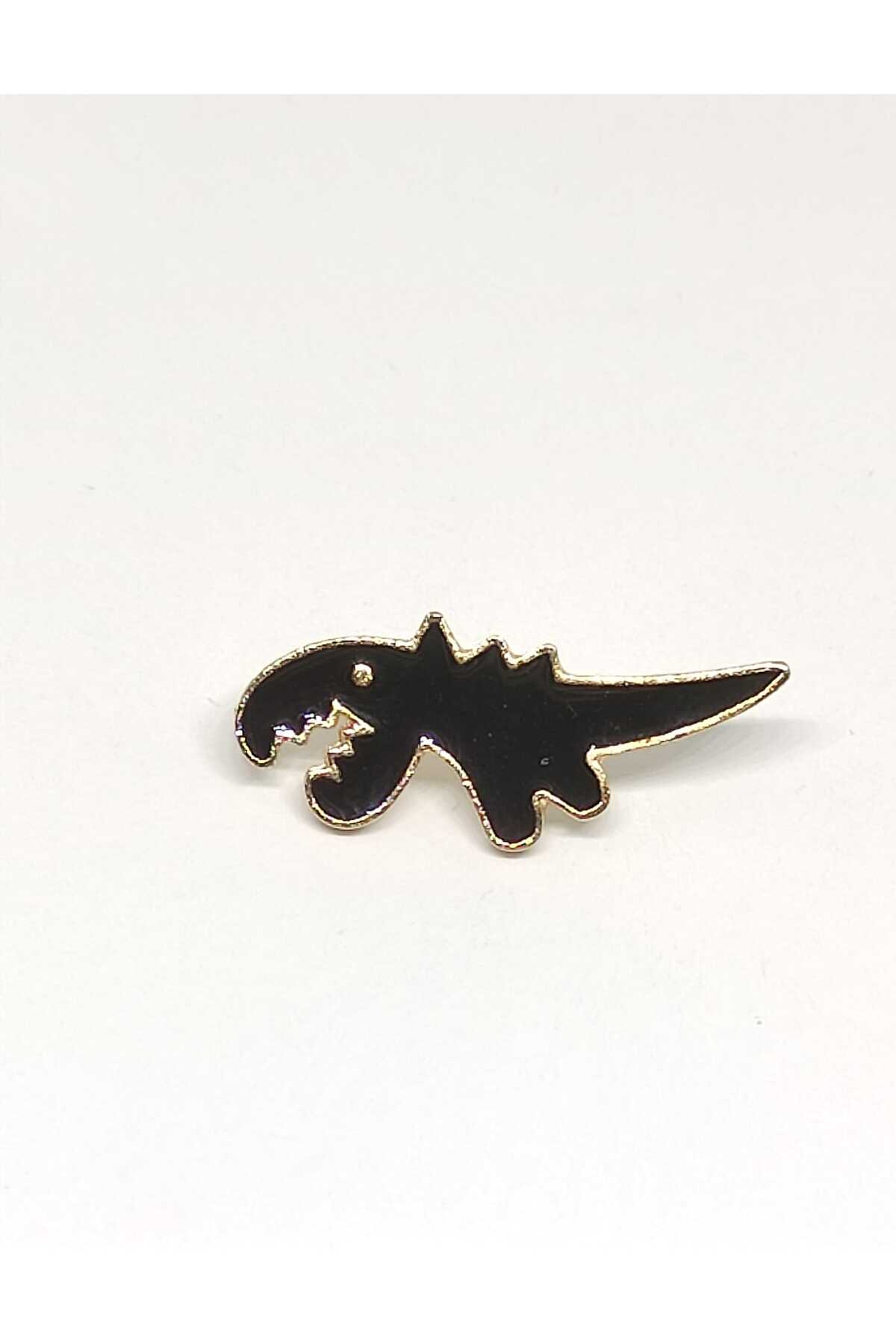 TUNA TAKI & AKSESUAR Dinozor Rozet Model 7. Mineli, Metal. Pin, Broş. 3 ...