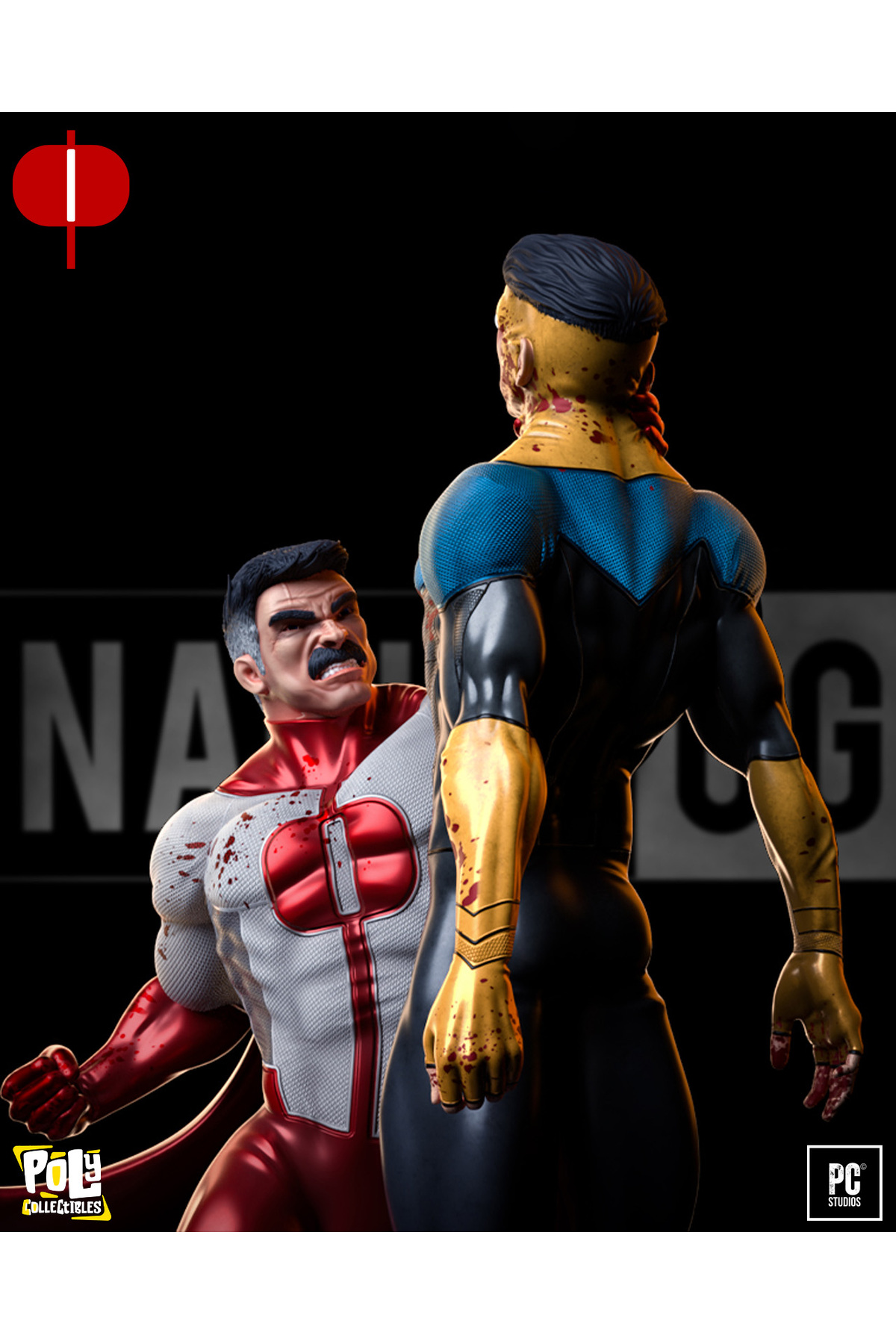 MARVEL Omniman Defeats Invincible - Collectibles Figure | 28 cm ...