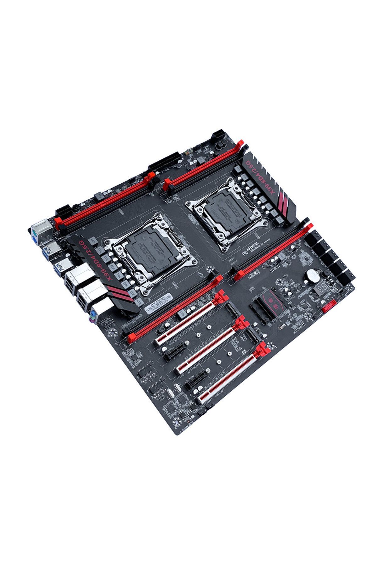 Jginyue 8D4 Intel X99 2666 MHz DDR4 Soket 2.5 Gbit Ethernet 2011-3 Çift ...