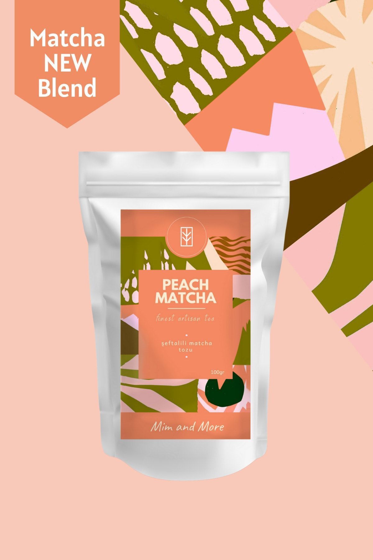 Mim and More Peach Matcha - Şeftali Aromalı Matcha, 100 gr - Fiyatı ...