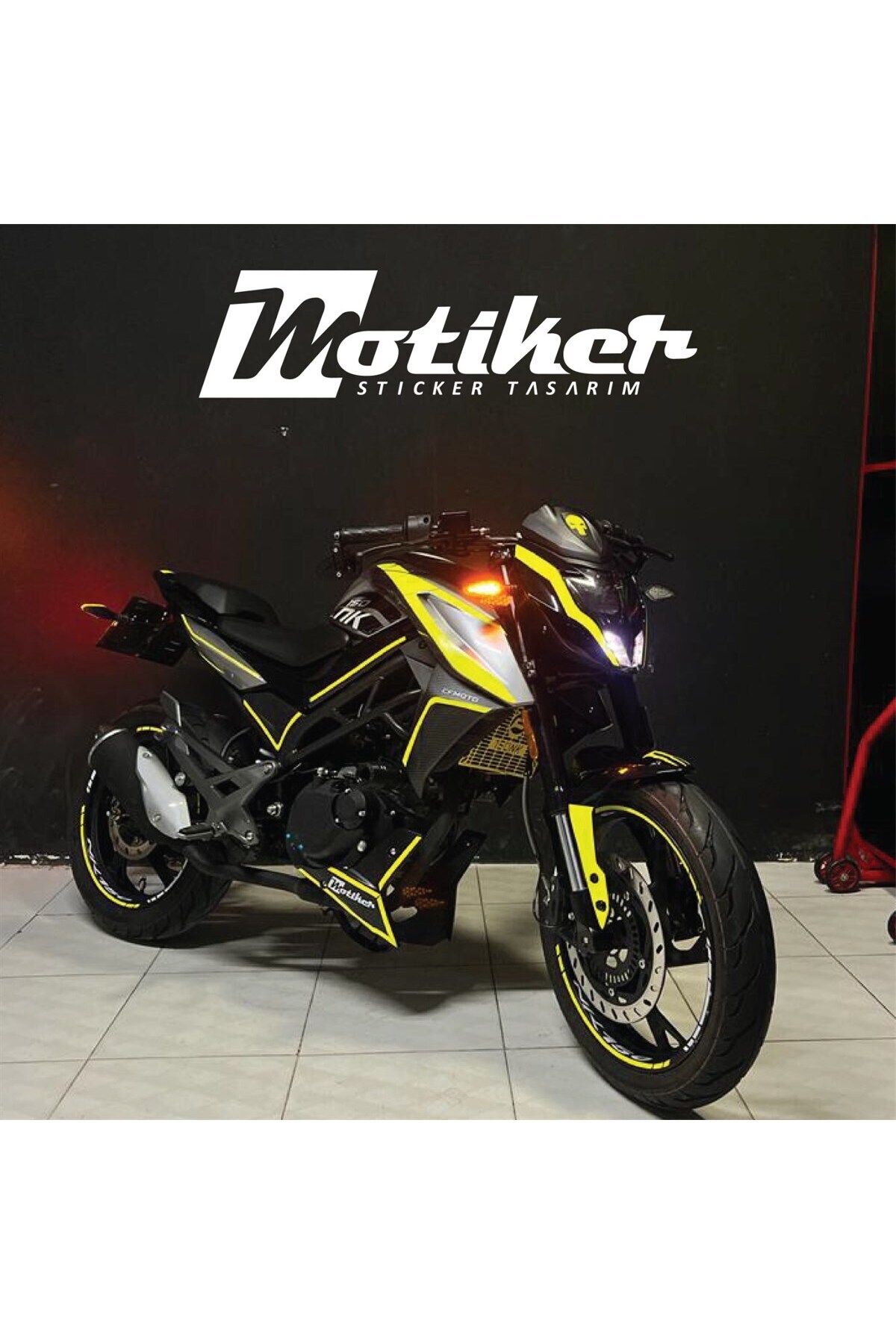Motiker CF Moto NK 150 Sarı Sticker Etiket Modeli Fiyatı, Yorumları ...