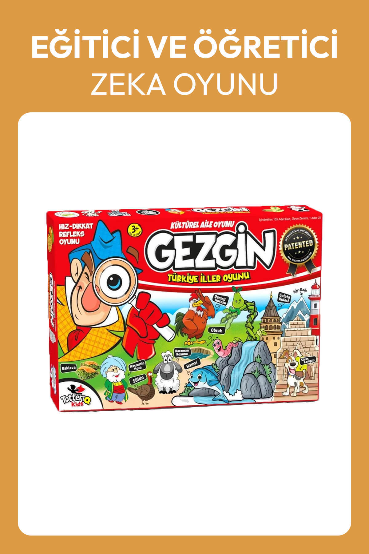 Hayveys Gezgin Türkiye İller Oyunu Eğitici Ve Öğretici Zeka Eğlence ...