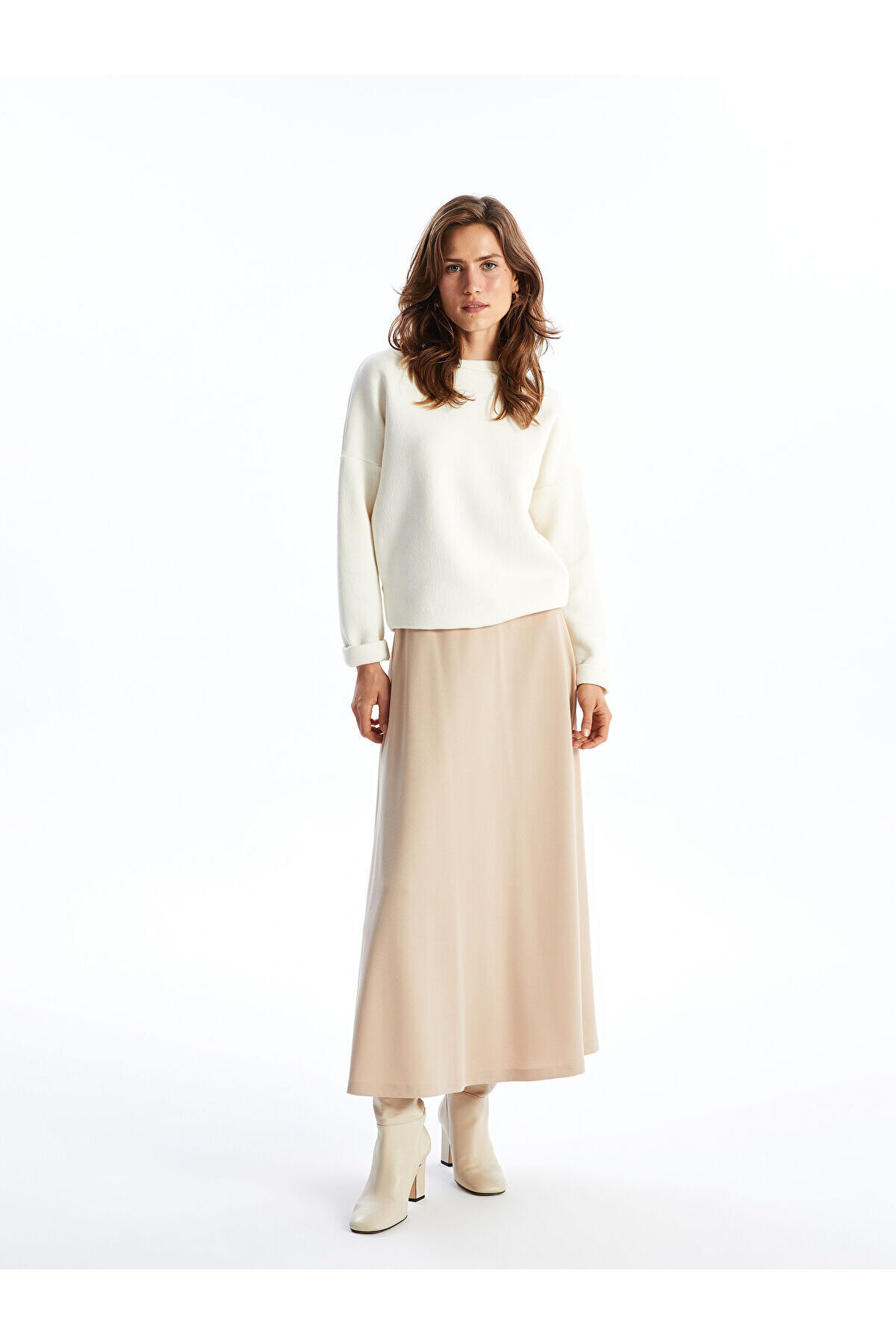 LC Waikiki Lcwk Beli Lastikli Düz A Kesim Kadın Etek Fiyatı, Yorumları ...