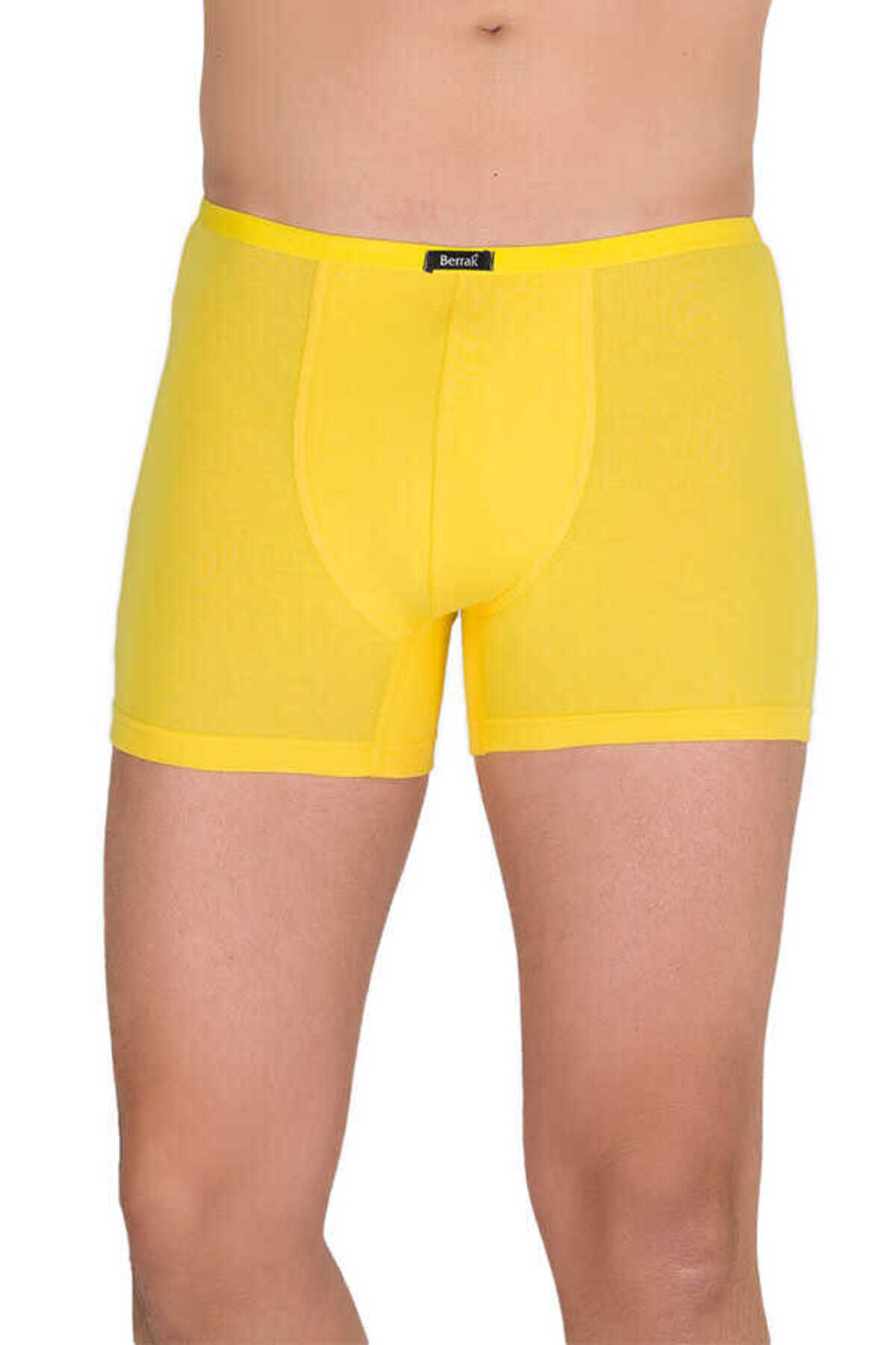 MYS GRUP TEKSTİL Men's 2-Piece Yellow Color Modal Thin Elastic Lycra ...
