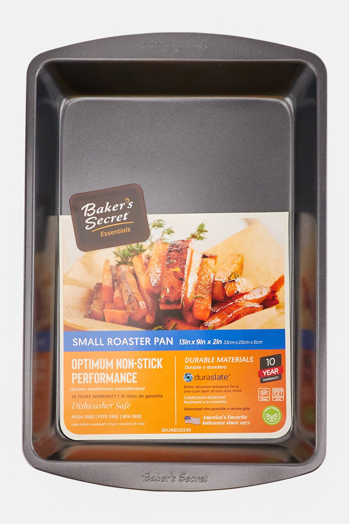 Baker's Secret Small Roaster Pan, Charcoal- Trendyol