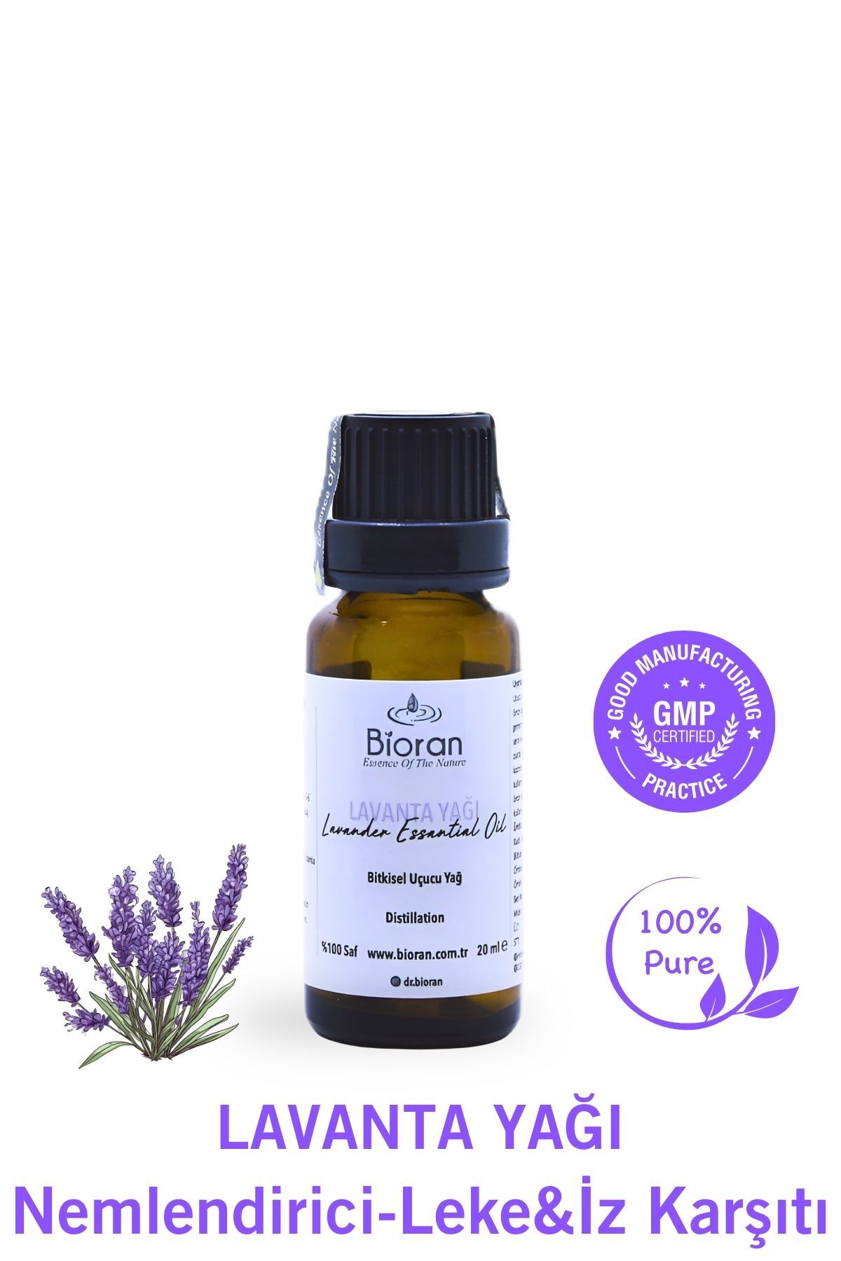 Bioran Lavanta Yağı % 100 Saf Bitkisel Uçucu Yağ 20 Ml. (lavender ...