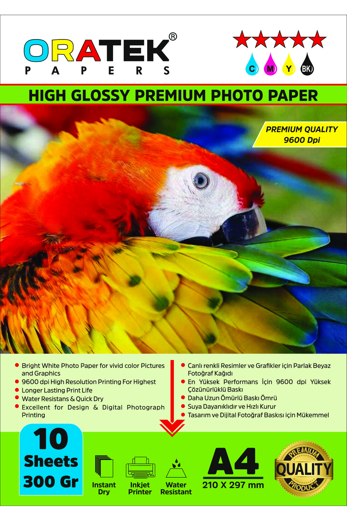 ORATEK Canon Maxify Gx3092 Compatible Photo Paper A4 Premium Glossy 300 ...