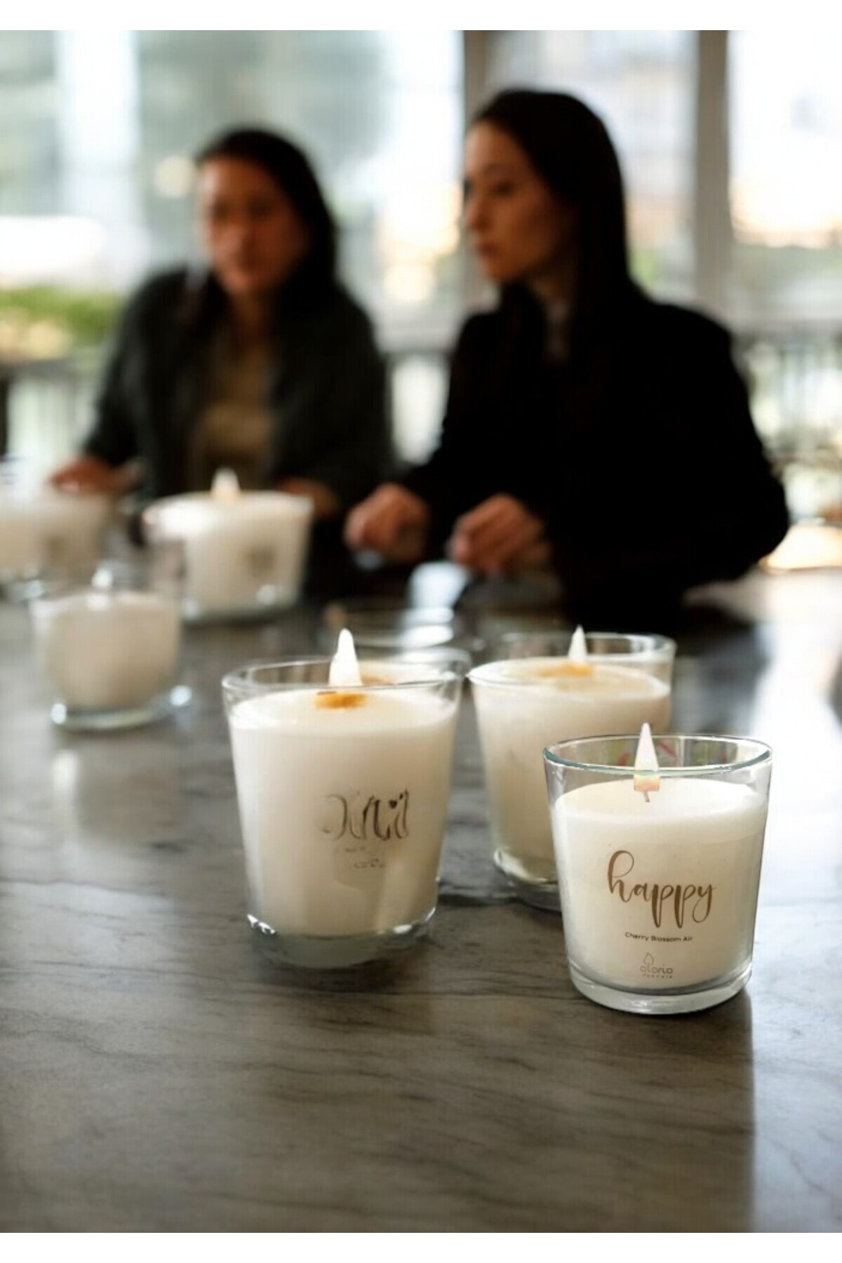 Gloria Candle Happy Therapy - Japon Kiraz Çiçeği Kokulu Vegan Doğal ...
