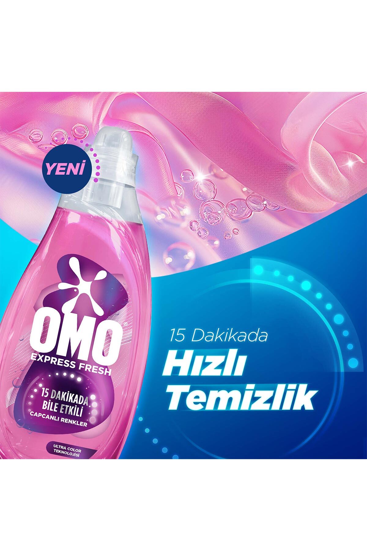 Omo Express Fresh Capcanlı Renkler Renkli Ve Siyahlar Sıvı Çamaşır ...