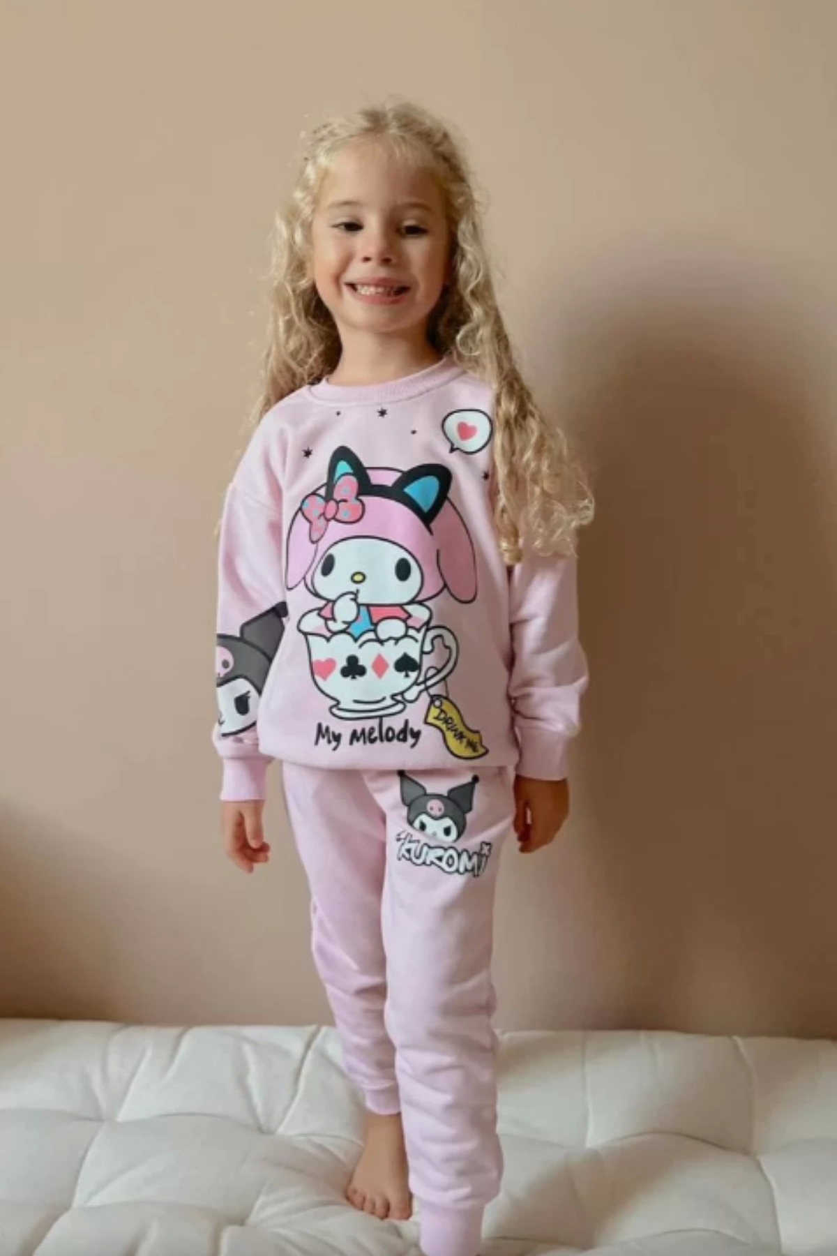 Kidmark Çocuk Modası Kız Çocuk My Melody-kuromi Pembe TakımFiyatı ...