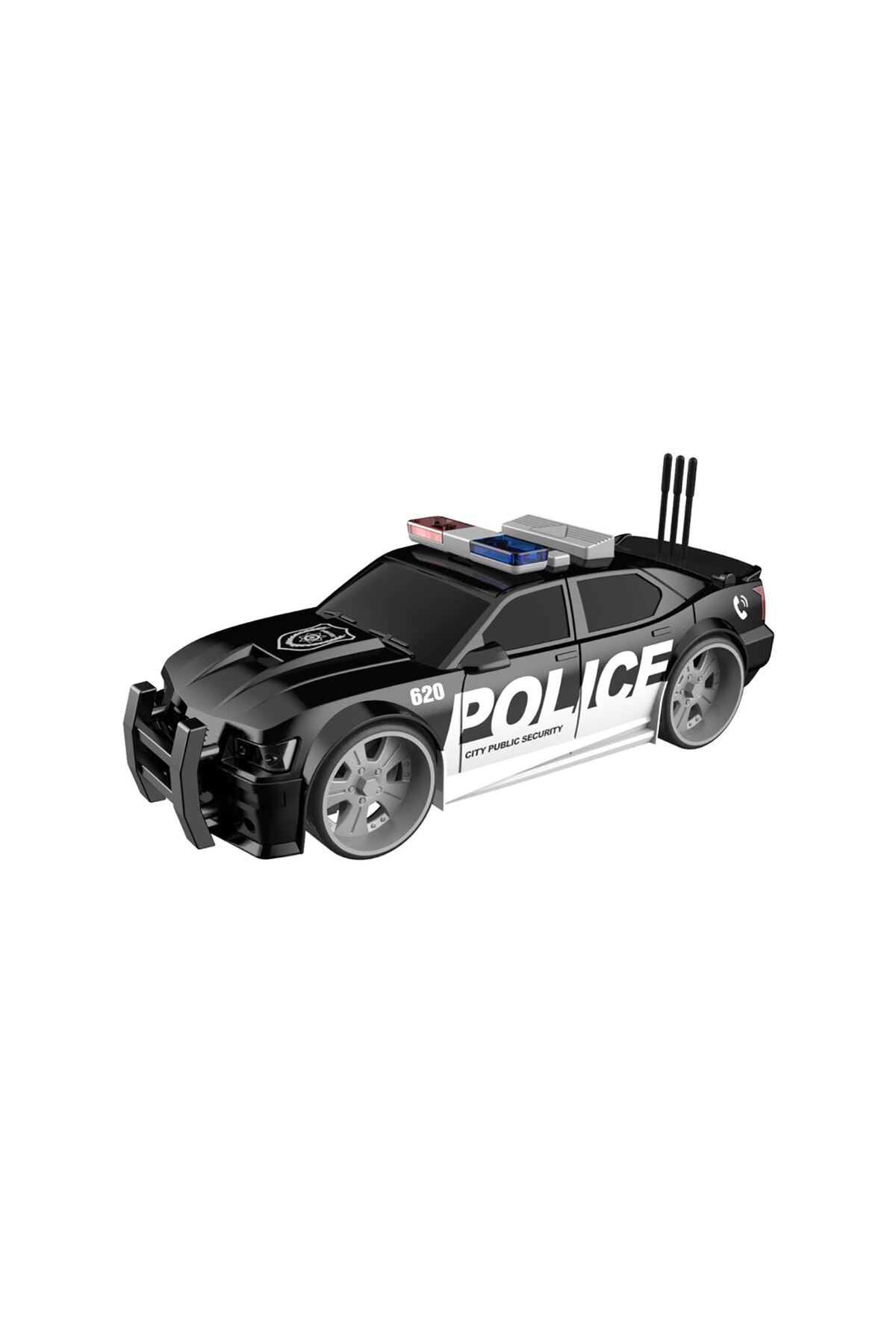 scntoys Sürtmeli Sesli Işıklı Polis Arabası 1:16 Oyuncak Polis Arabası ...