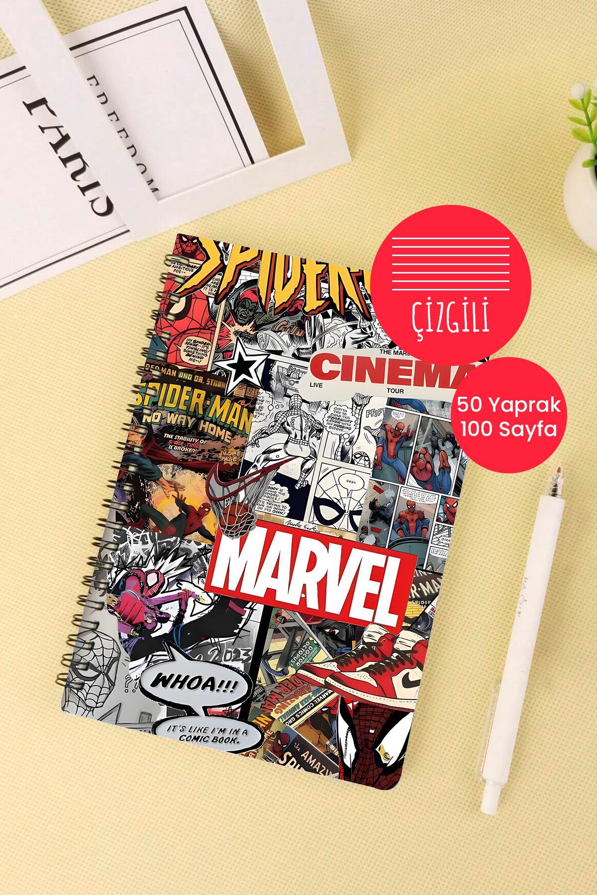 Anime Marketi Super Heroes Themed A5 Spiral School Notebook 50 Sheets ...