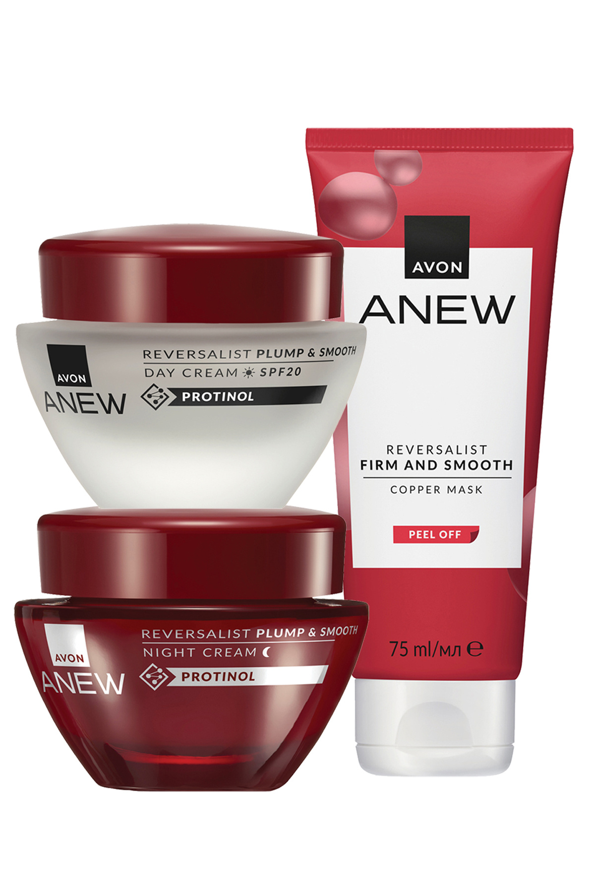 Avon Anew Reversalist Plump & Smooth Üç Parça Yüz Bakım Paketi - Fiyatı ...