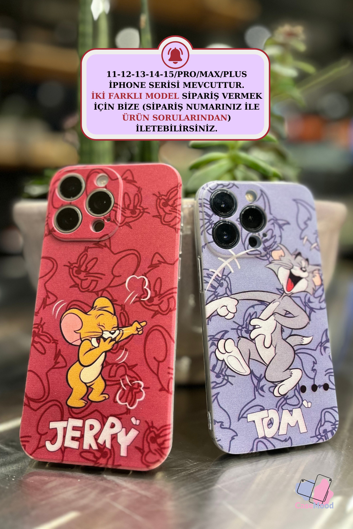 CaseMood İphone 11 Pro Uyumlu Tom Ve Jerry Telefon Sevgili Çift Kılıfı ...
