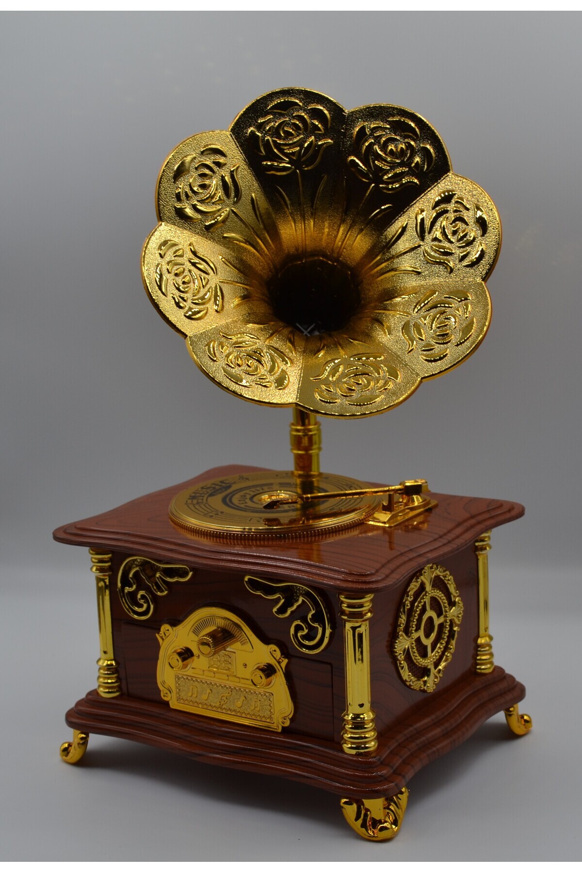 Aurora Kurmalı Nostaljik Gramofon Müzik Kutusu Fiyatı, Yorumları - Trendyol