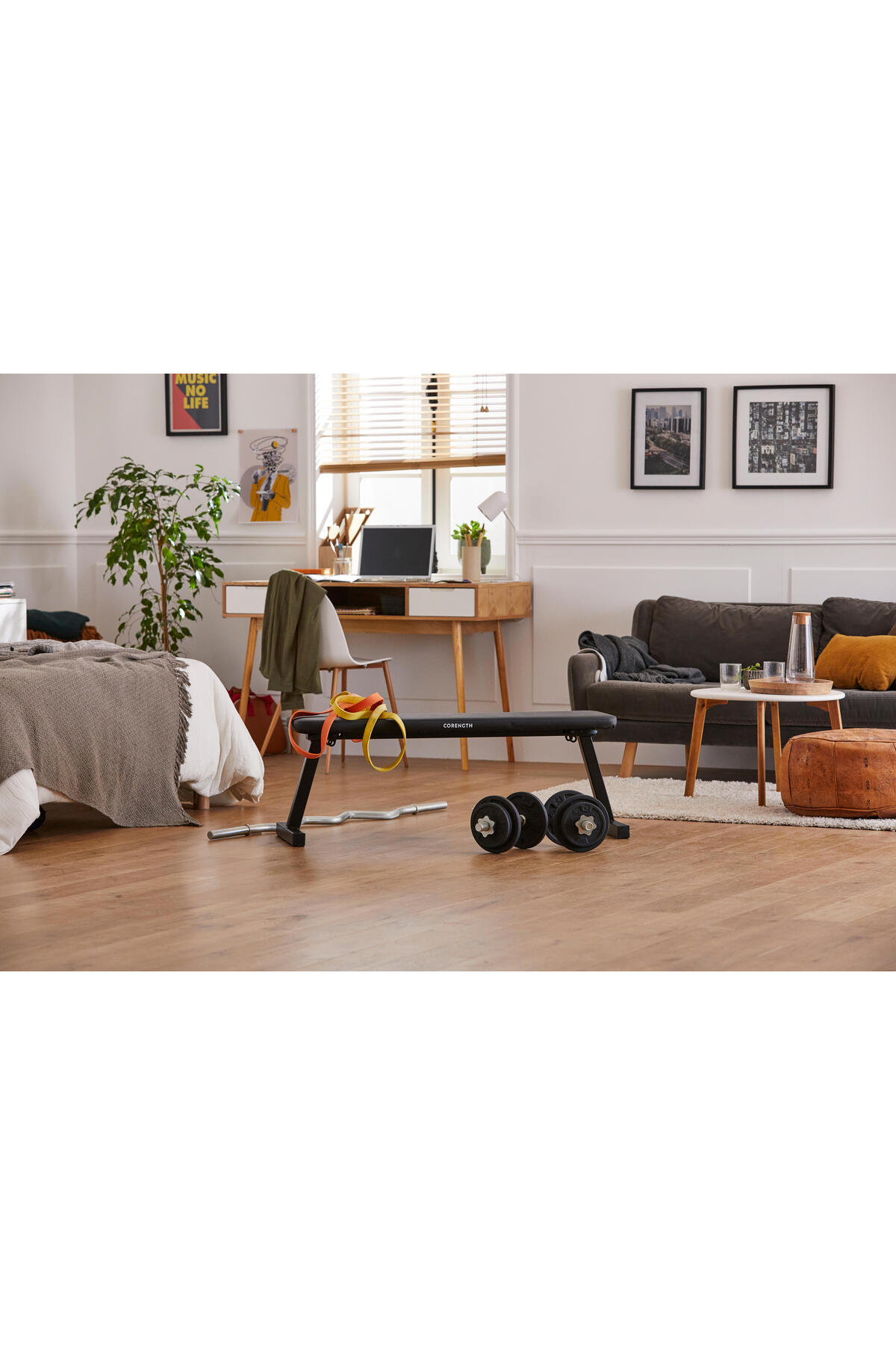 Decathlon Corength Katlanabilir Bench Ağırlık Ve Mekik Sehpası - 100 ...