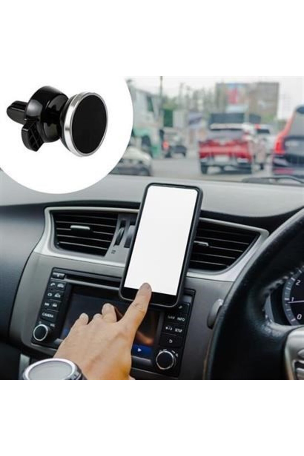 AlbiShoes Araç İçi Izgaraya Takılan Telefon Tutucu Mıknatıslı ...