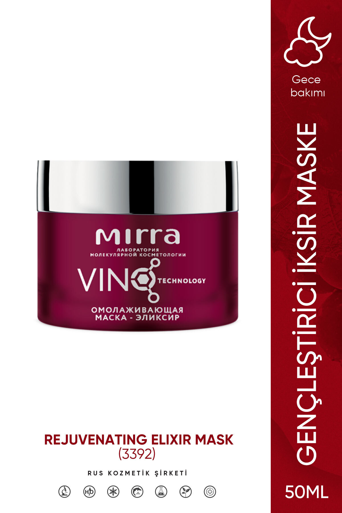 Mirra Rejuvenating Elixir Mask / Gece Kremi, Gençleştirici - Fiyatı ...