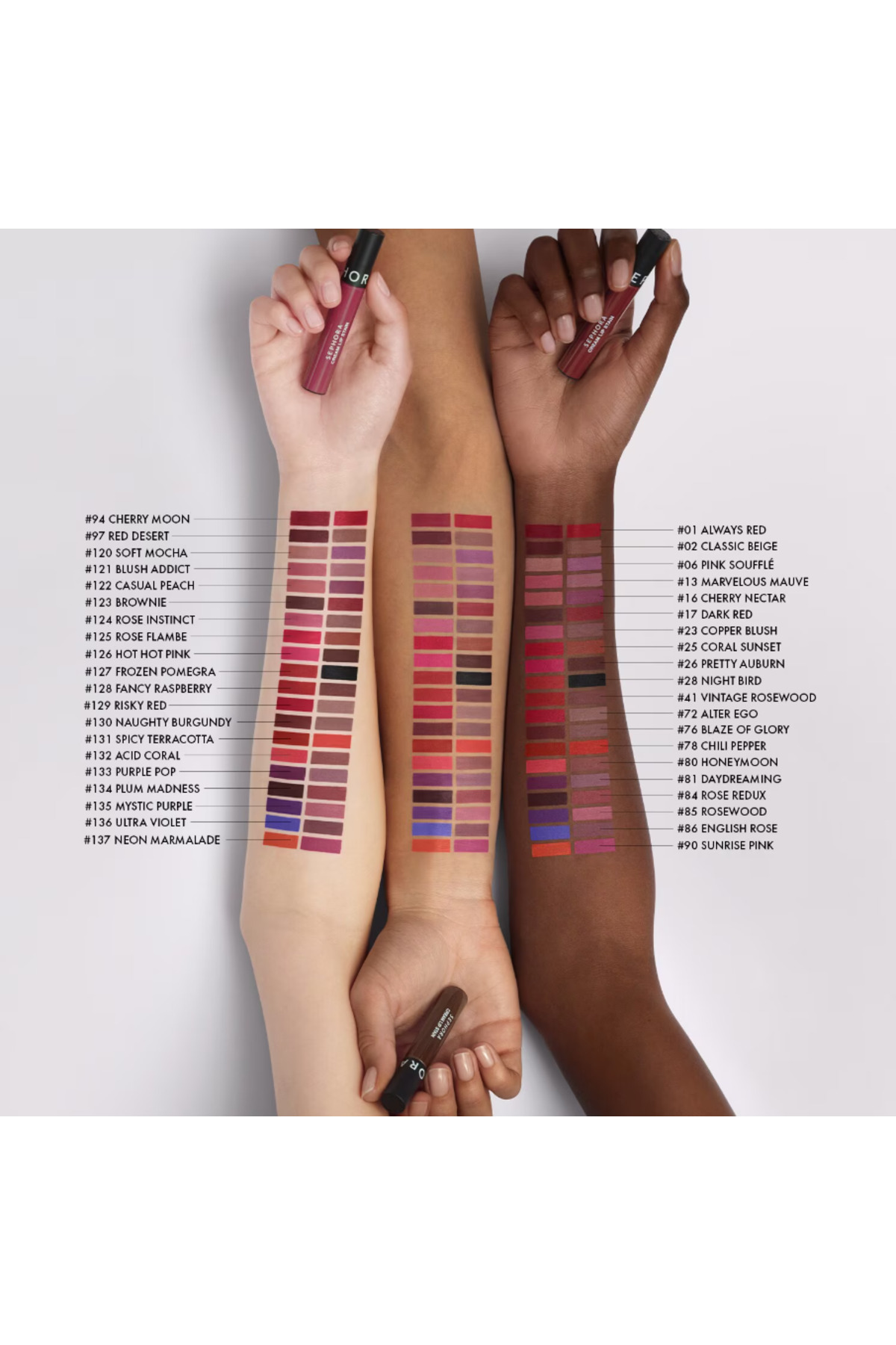 Sephora Cream Lip Stain Bulaşmayan Kadife Bitişli Ruj Mat Likit Ruj ...