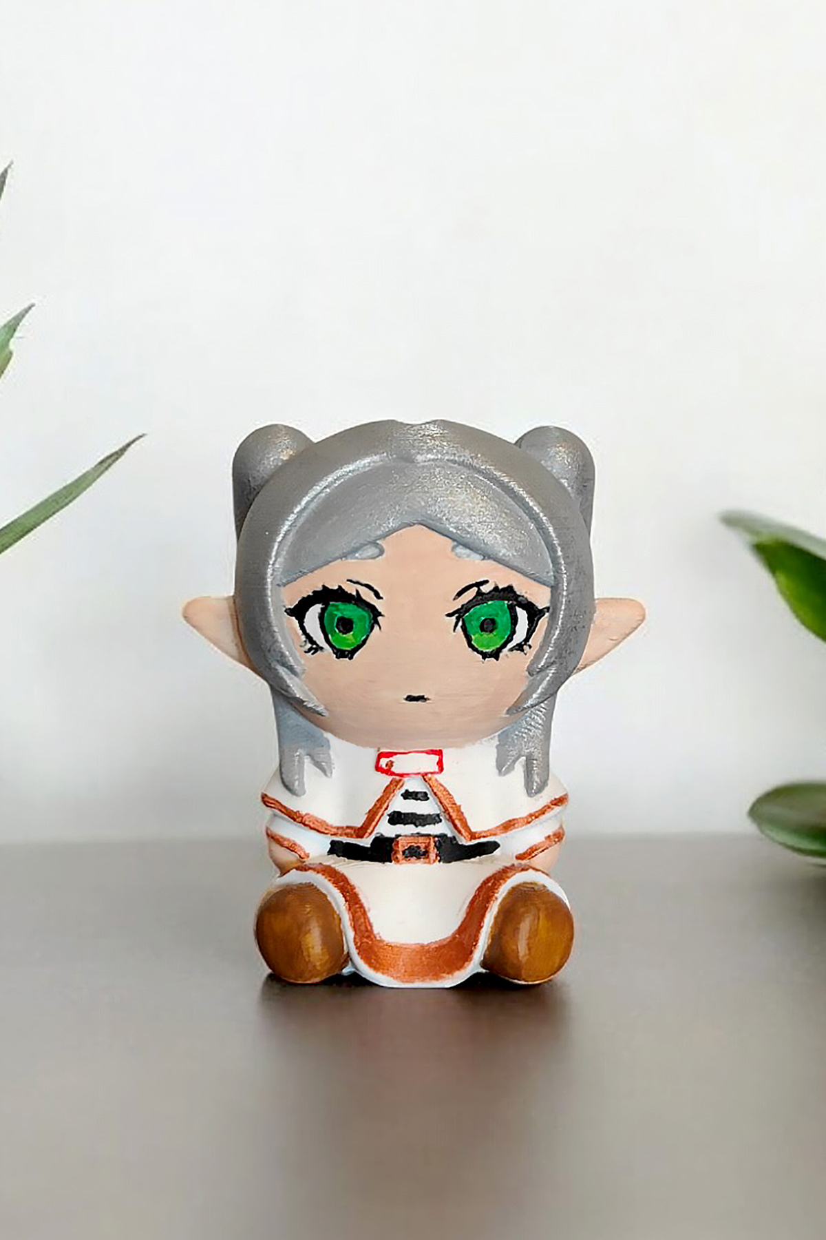 GrafikModa Frieren Anime Chibi Mini Karakter, 3d Figür Kolleksiyonluk ...