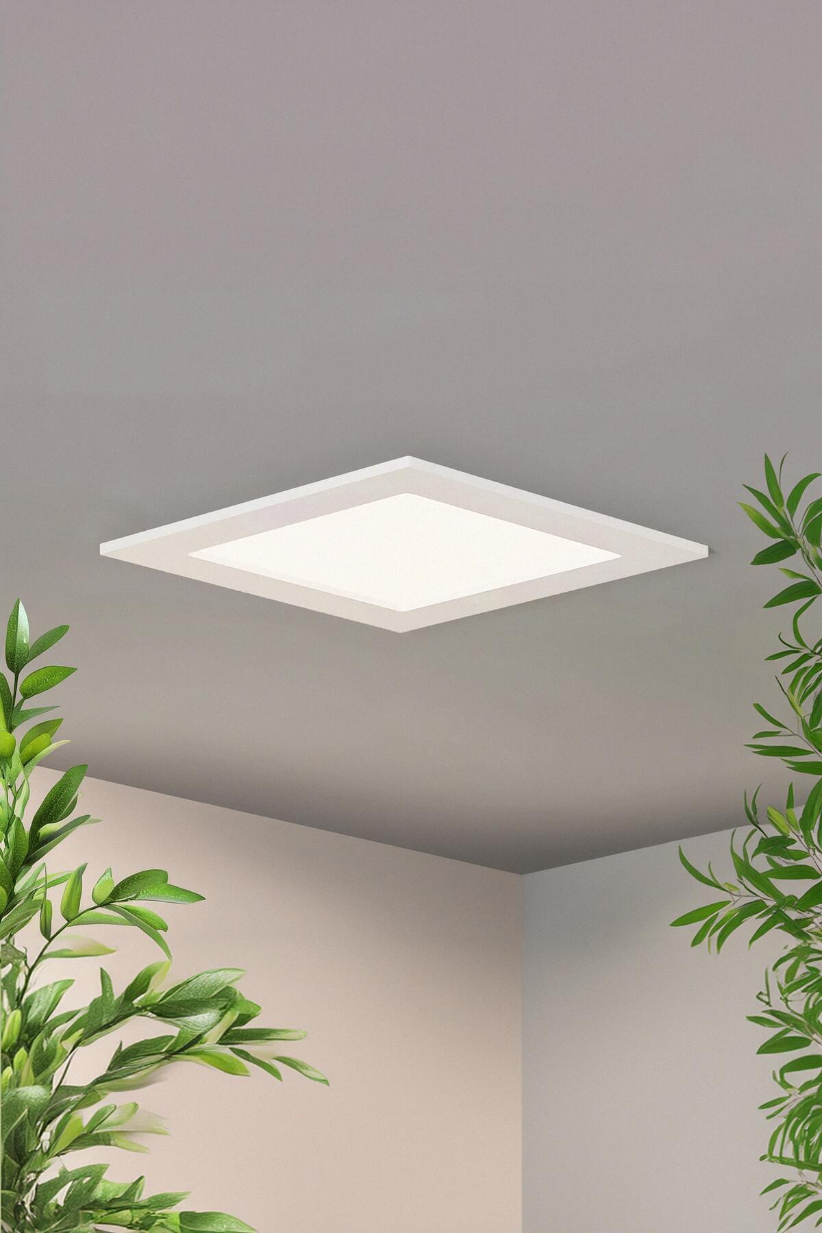 MAXLED MX-1032G - 12W 3000K Gün Işığı Beyaz Kasa Sıva Altı Kare LED Panel Fiyatı, Yorumları ...