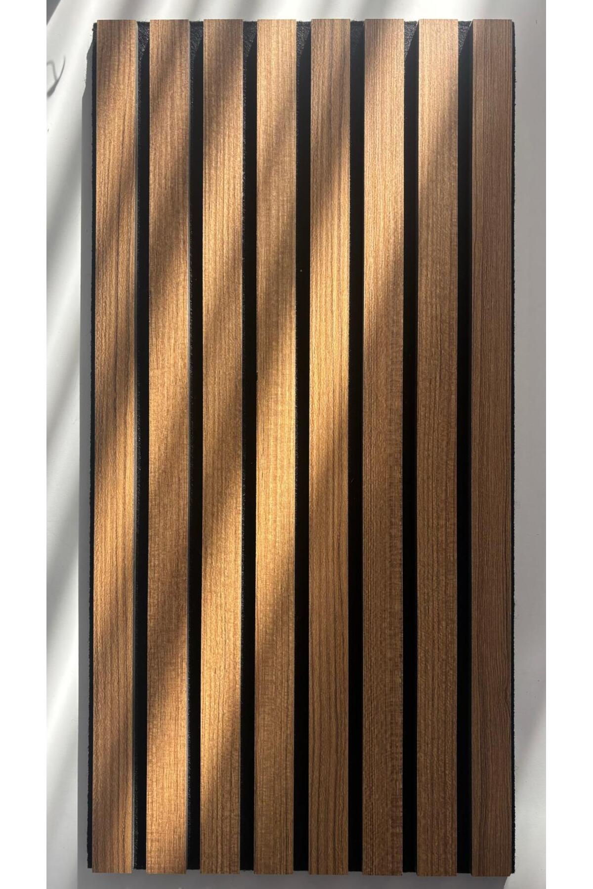 Şahan Art Deco Akustik Duvar Paneli / 30X60 Cm / Koyu Teak / 1 Adet ...