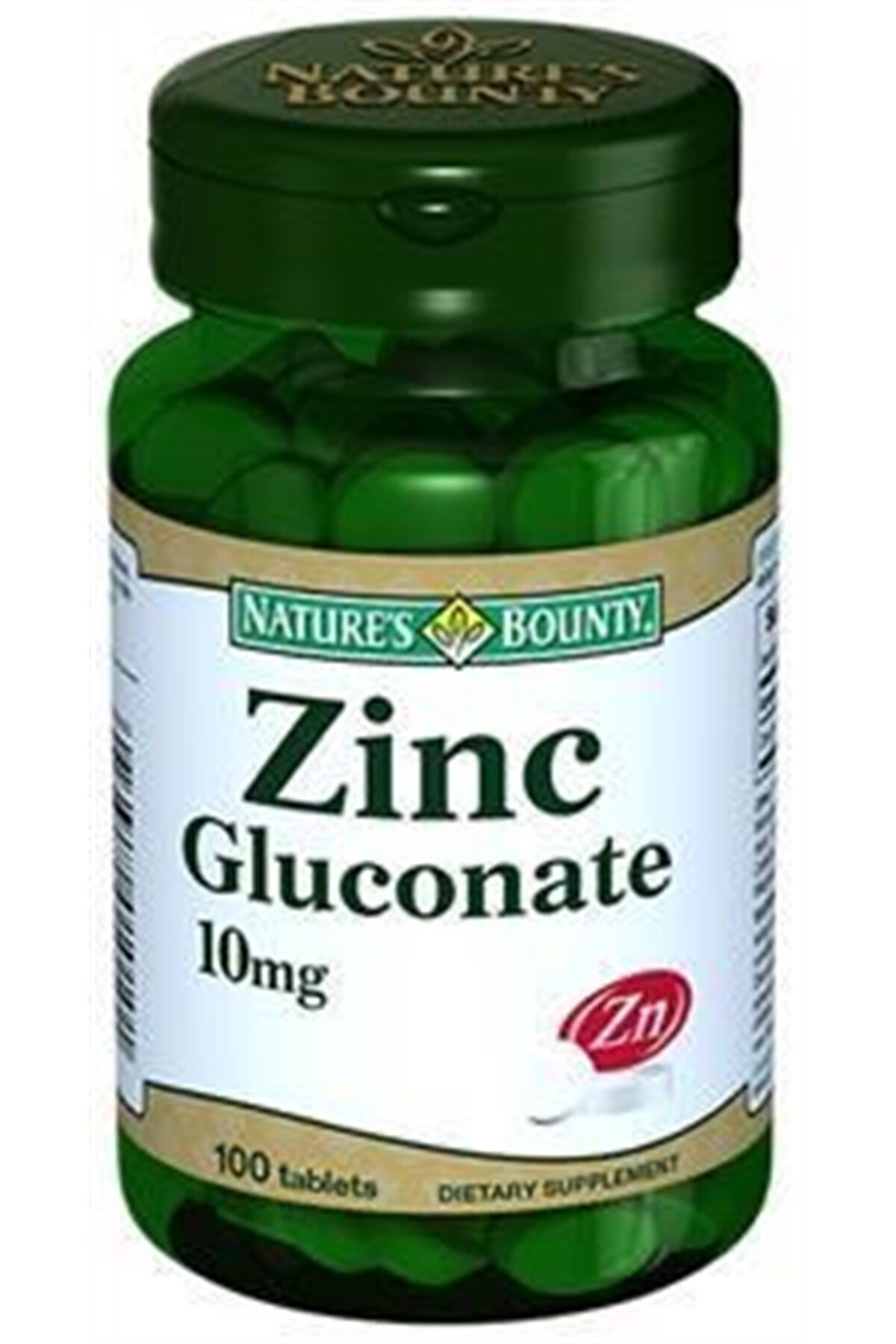 Nature's Bounty Zinc Gluconate 10 mg 100 Tablet - Fiyatı, Yorumları