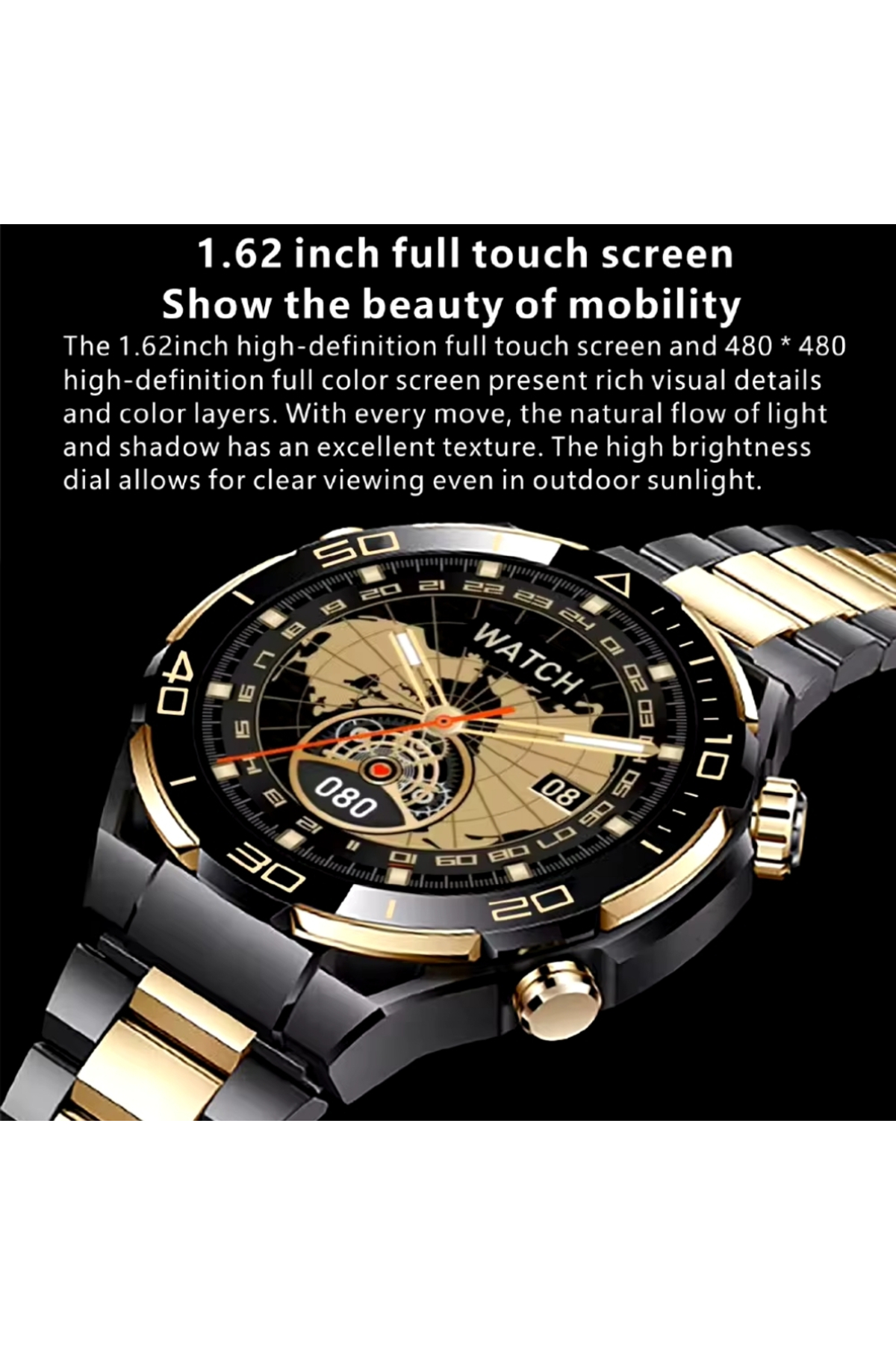 TEKNO Yeni Smart Watch GS S30 Max Ultimate Akıllı Erkek Spor Saati GPS ...