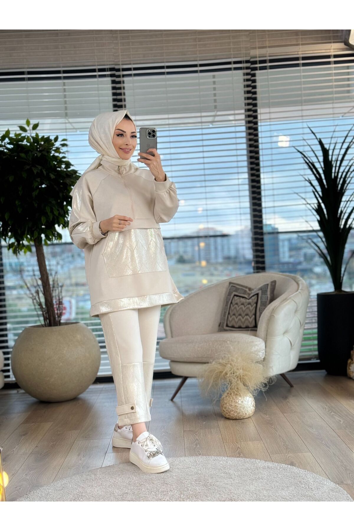 ALANURMODA Cep Ve Kol Varak Zikzak Desen Takım Fiyatı, Yorumları - Trendyol