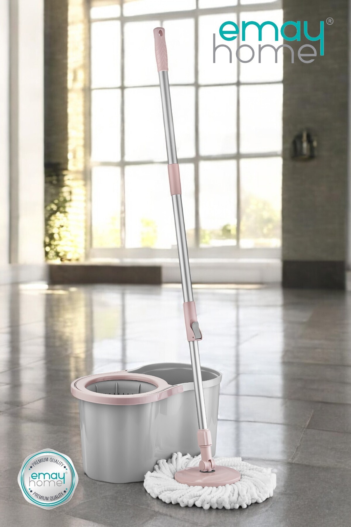 obido Cool Mop Ultra 360 Temizlik Seti Sillgech 16lt ”Gri” Döner ...