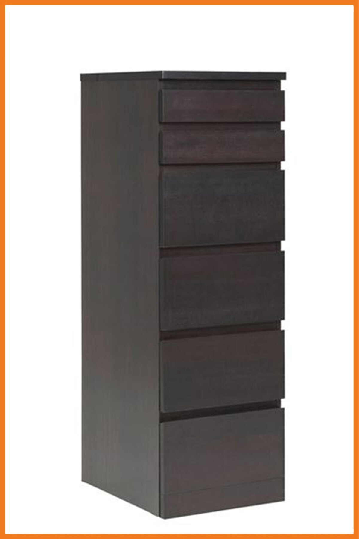Alony Home Şifonyer 6 Çekmeceli Modern Saklama Alanı Depolama 123x49x40 ...