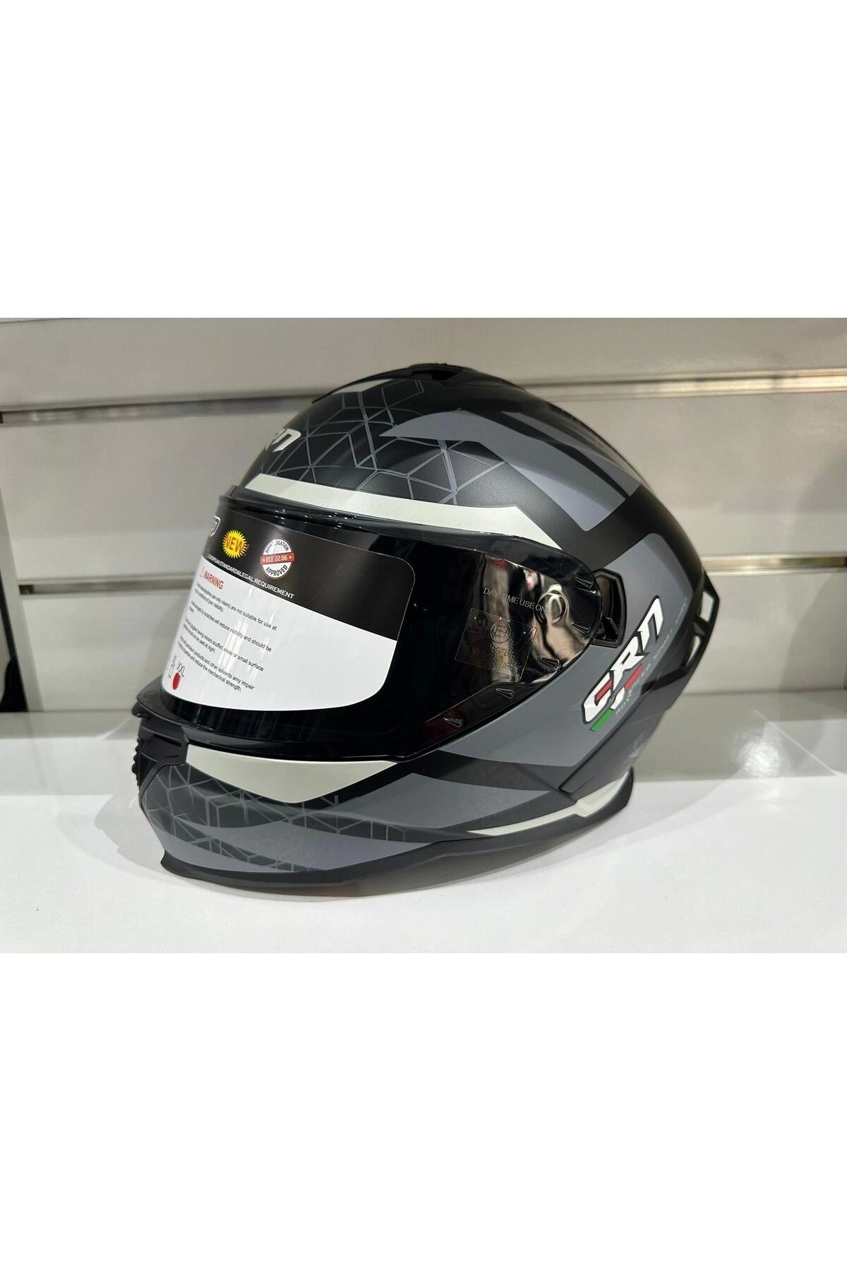 CRN KASK CRN FS-867 MAT BLACK/GREY GÜNEŞ VİZÖRLÜ Fiyatı, Yorumları ...