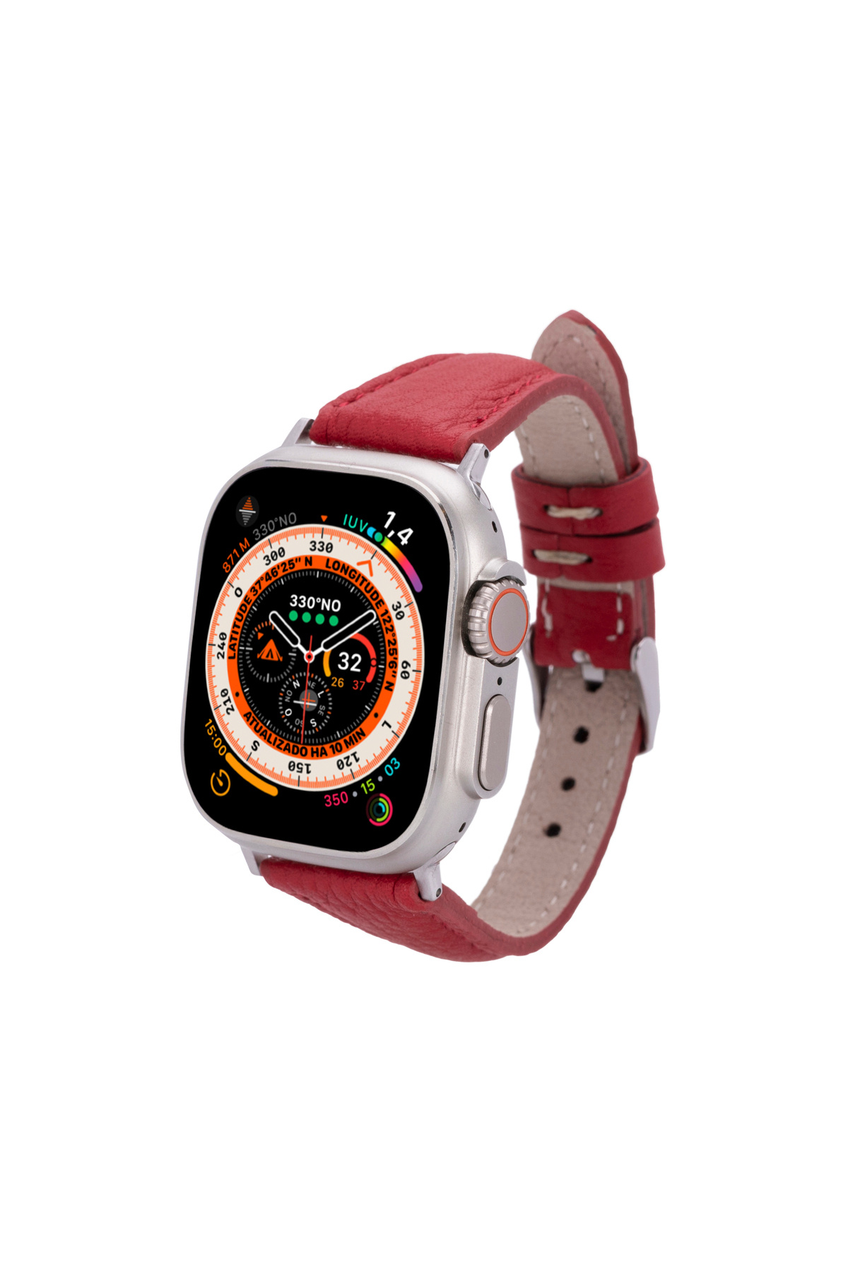 Lev Leather Hakiki Deri El Yapımı Kadın Ve Erkek Apple Watch Kordonu 38 ...