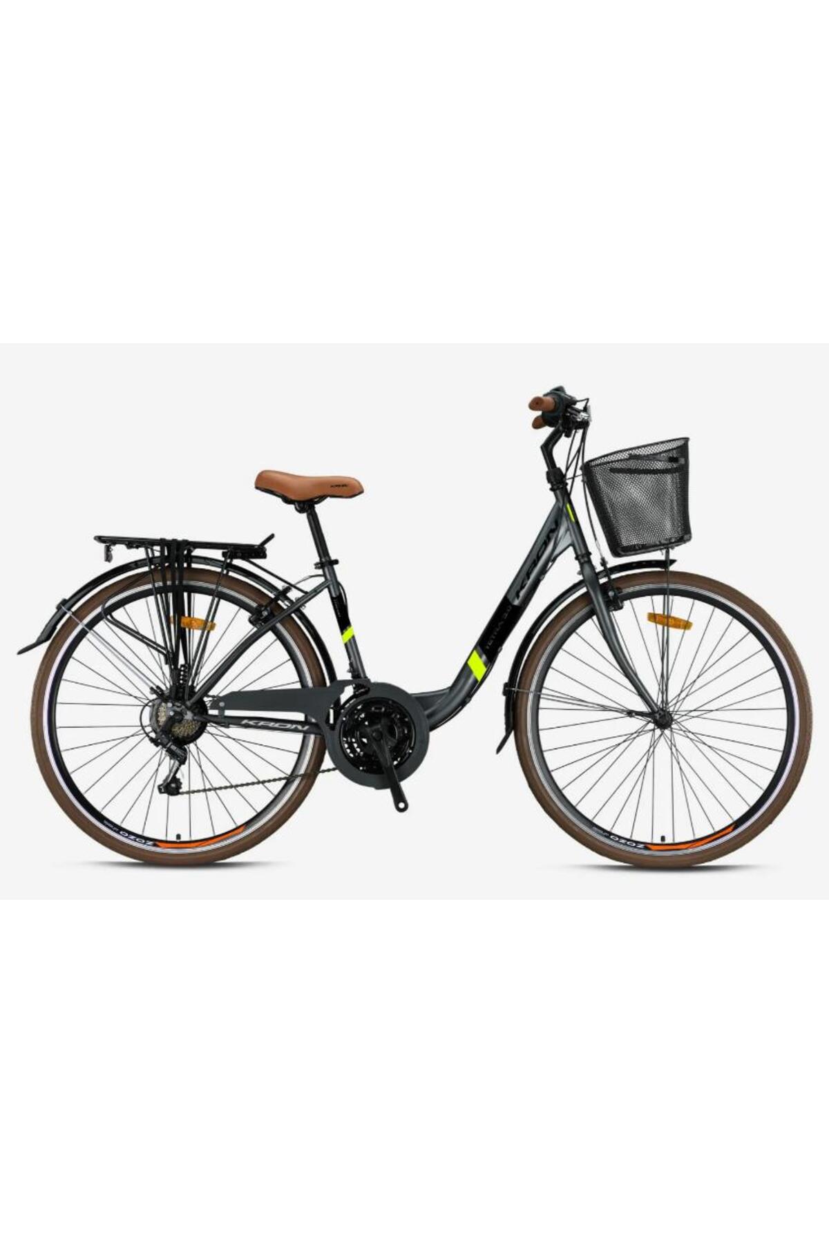 Kron Tetra 3.0 - 28" City Bike - 15' - 21 Vites - V.b. - Mat Füme-siyah ...