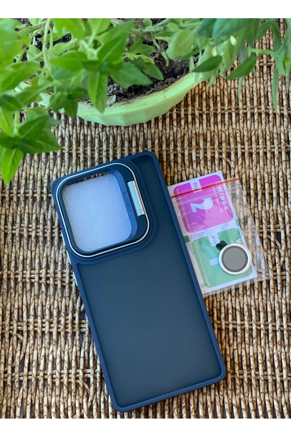 Mopal Redmi Note 13 Pro4g Lens Korumalı Standlı Gri Kılıf - Fiyatı ...