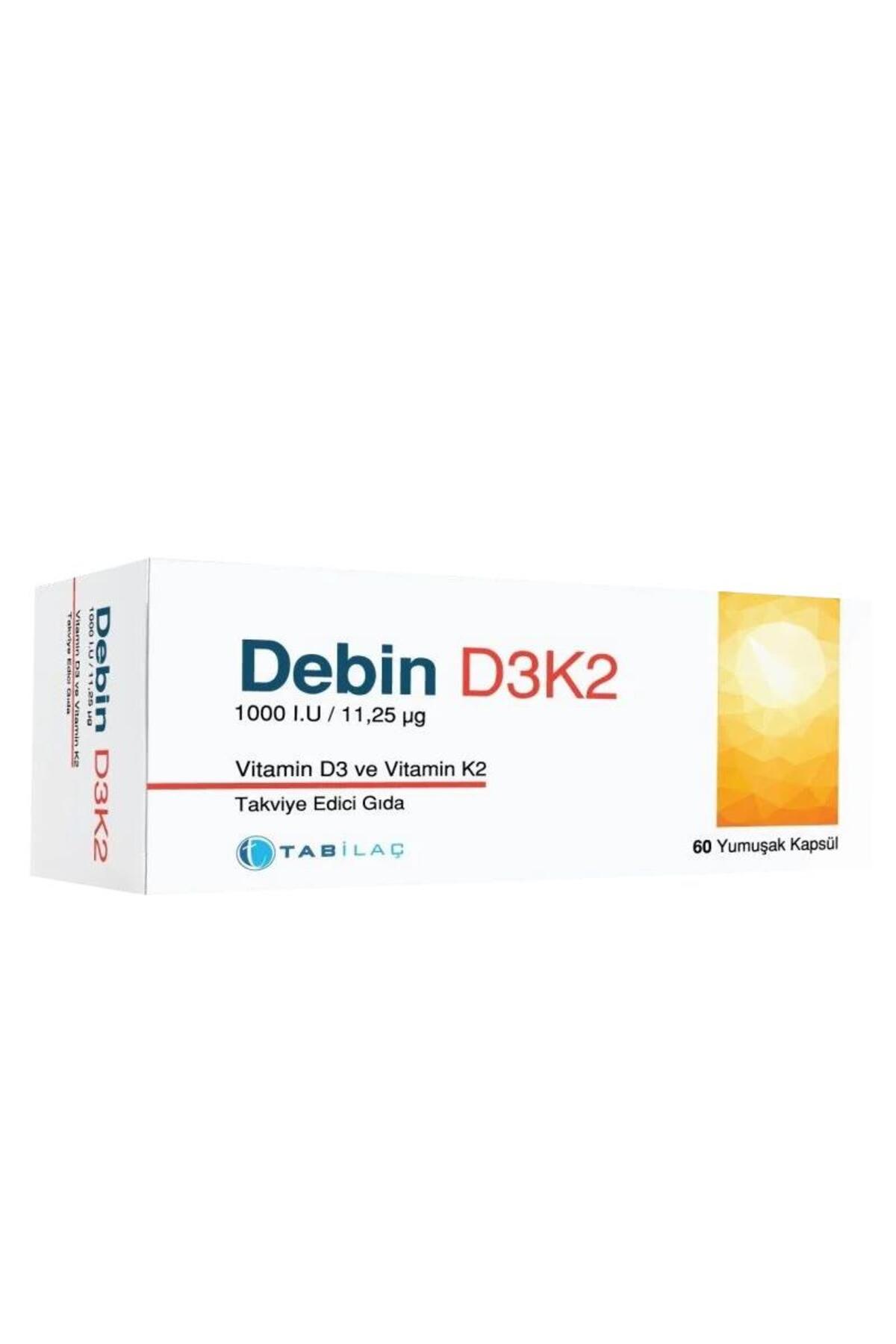Debin D3k2 Vitamin D3 Ve Vitamin K2 60 Kapsül Fiyatı, Yorumları - Trendyol