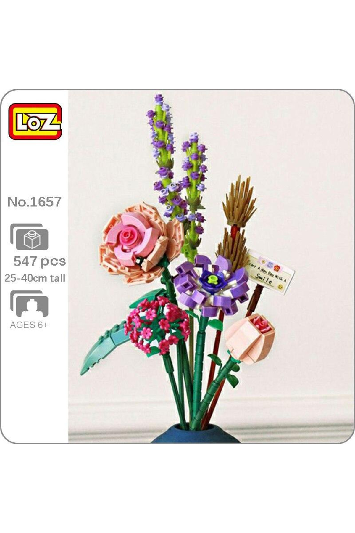 Boratila Toys Loz (1657) Çiçek Buketi Dekoratif Yapım Seti Legosu (547 ...