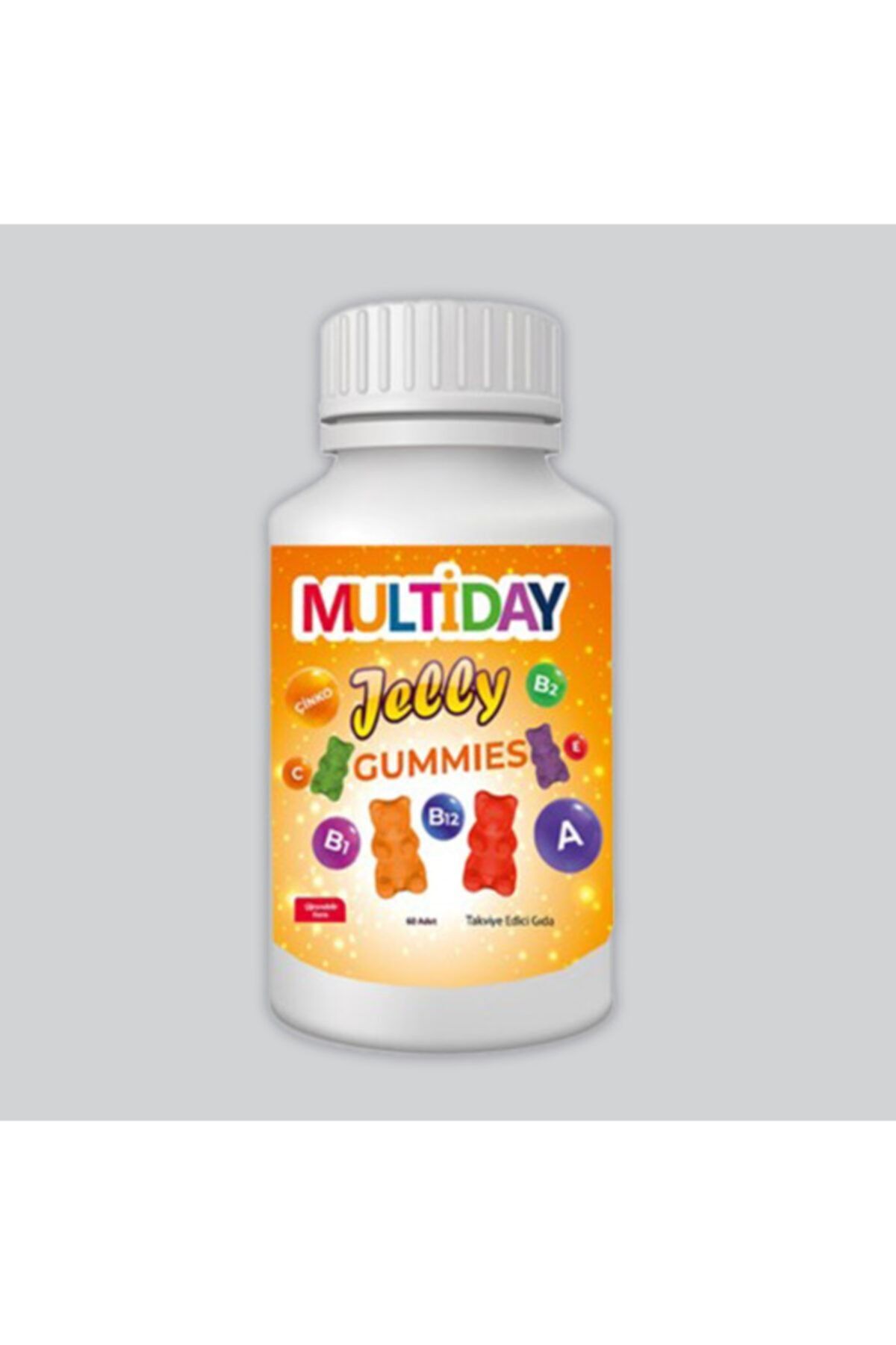 MULTİDAY Multıday Multivitamin Jelly 100 Gummies 8680941302139 Fiyatı ...