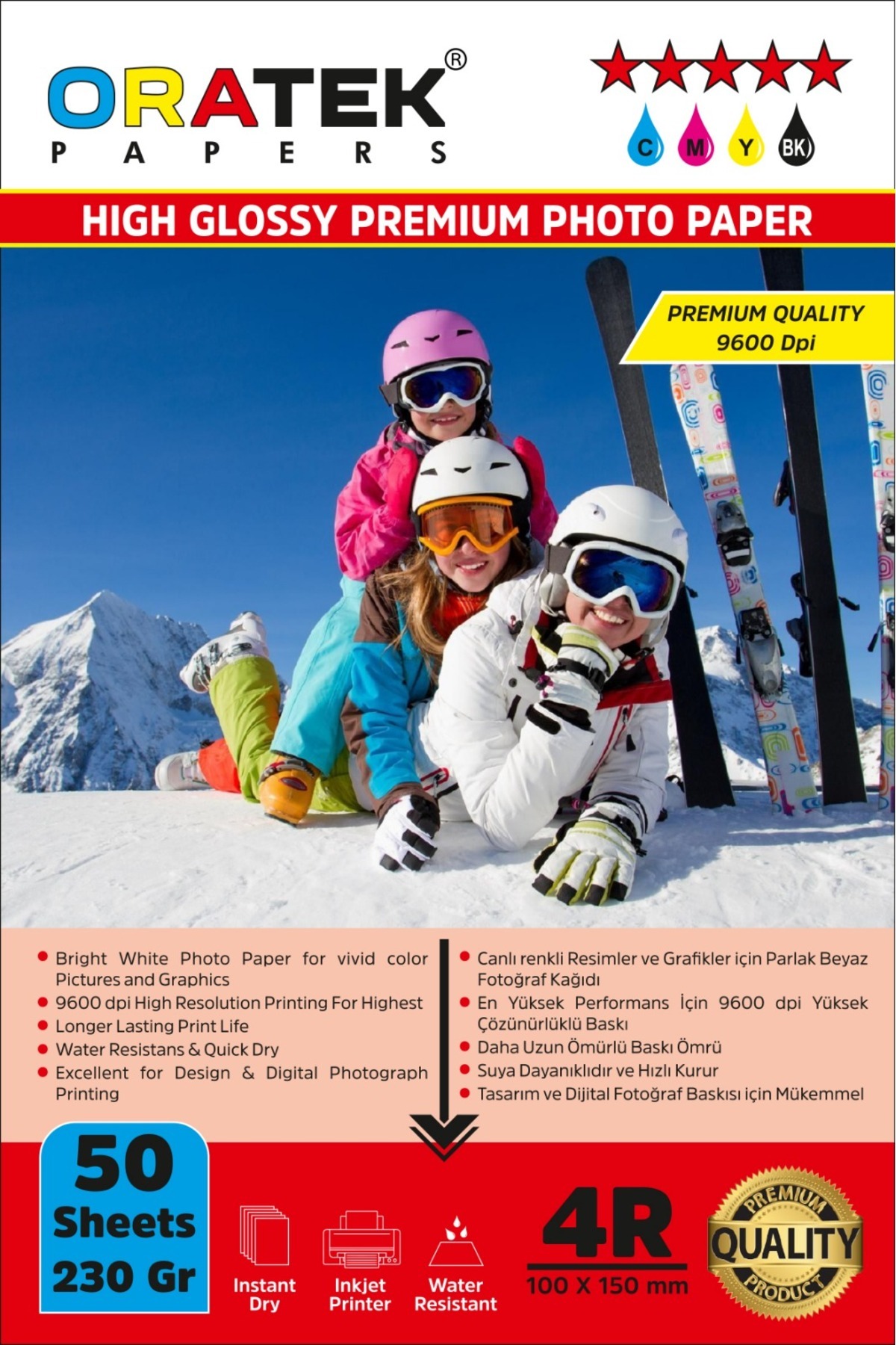 ORATEK Canon Pixma G3470 Evertday Premium Parlak 10x15cm Fotoğraf ...