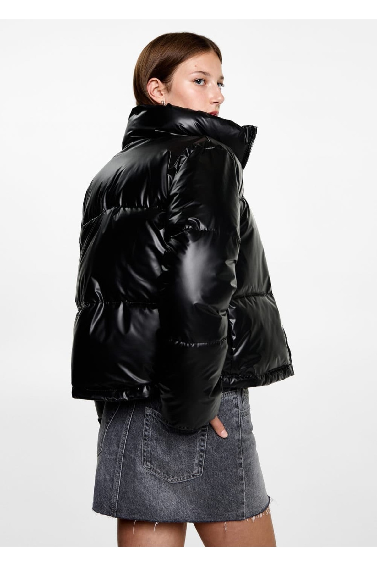 MANGO Teen Metalik puffer anorak Fiyatı, Yorumları - Trendyol